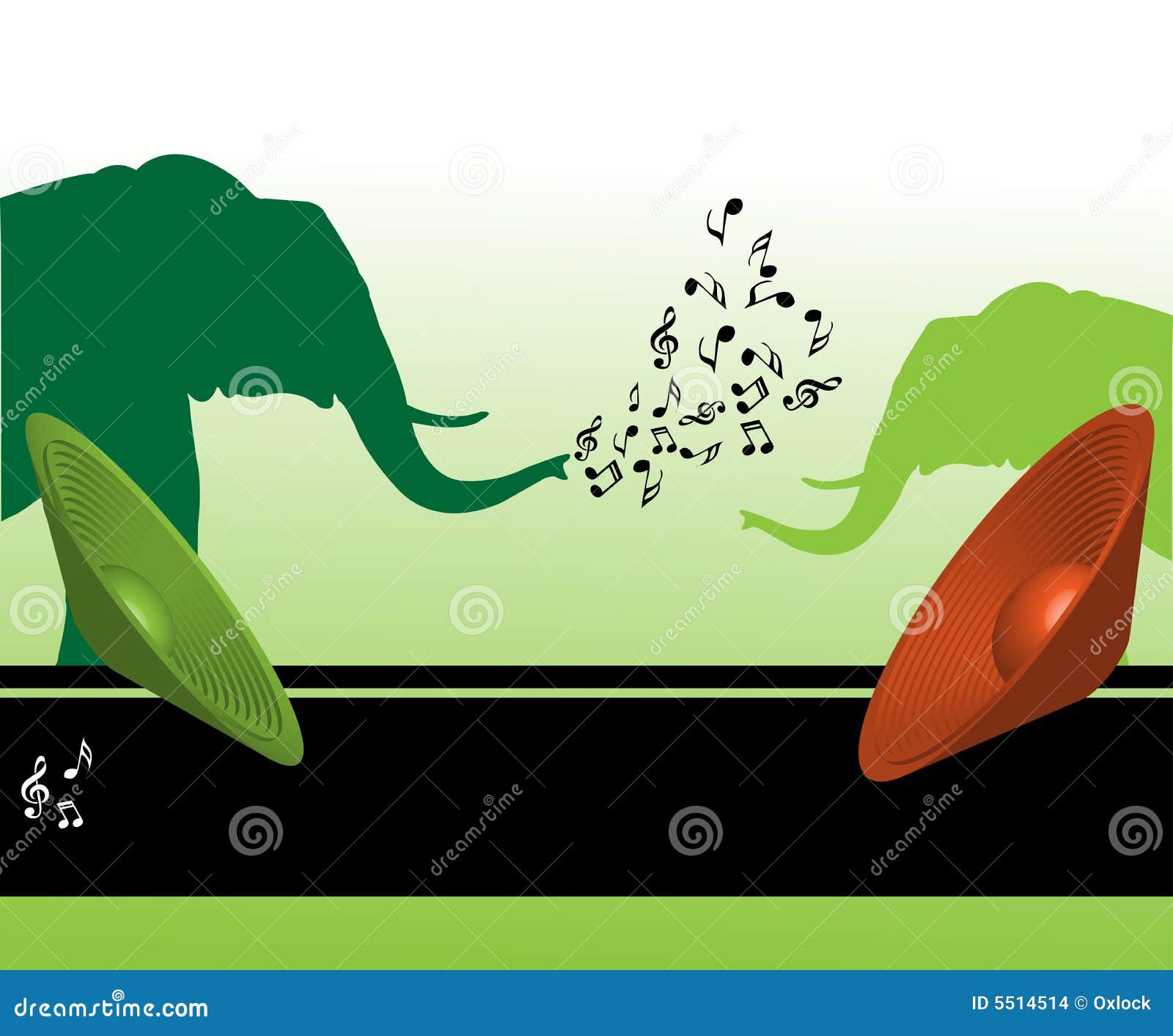 Loud sounds stock vector. Illustration of decibel, club - 5514514