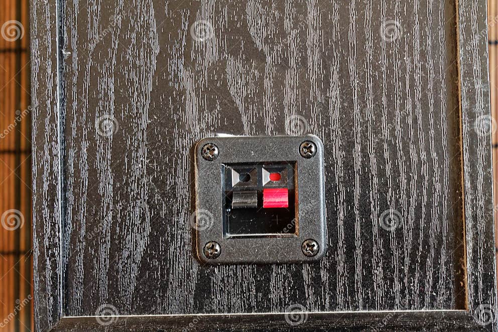 Loudspeaker or Audio Speaker at Recording Studio - Back Side Stock ...