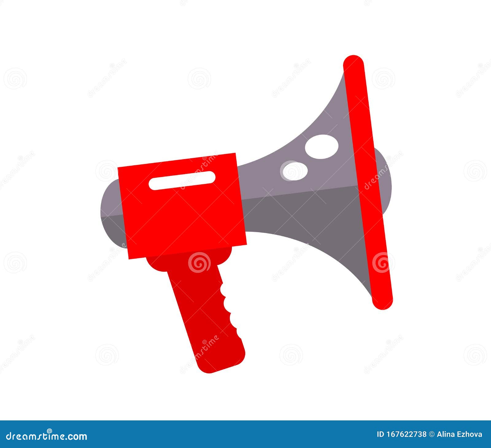 Loudspeaker on the Background. Symbol Stock Vector - Illustration of ...