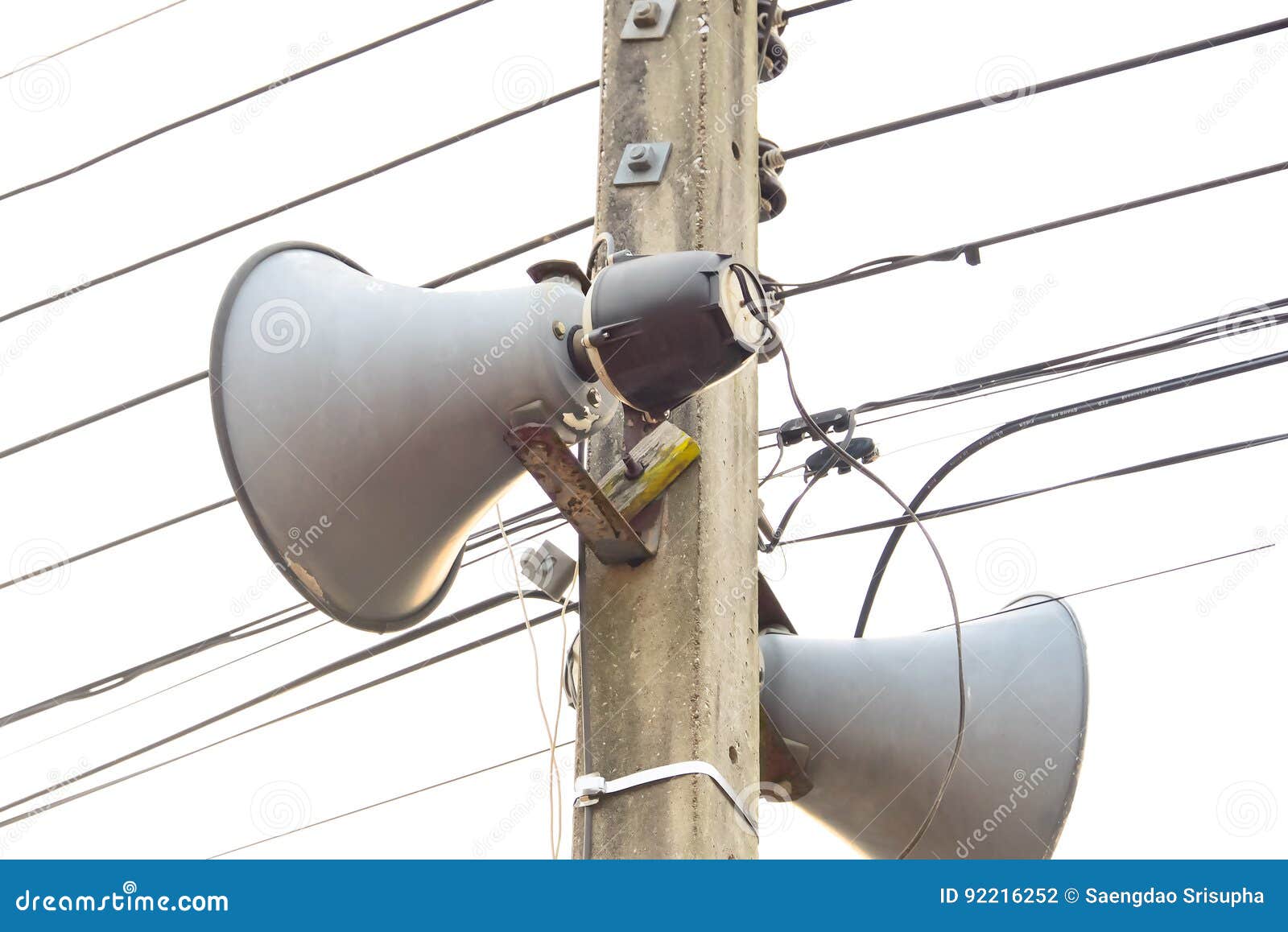 Loudspeaker stock photo. Image of message, loudspeaker - 92216252