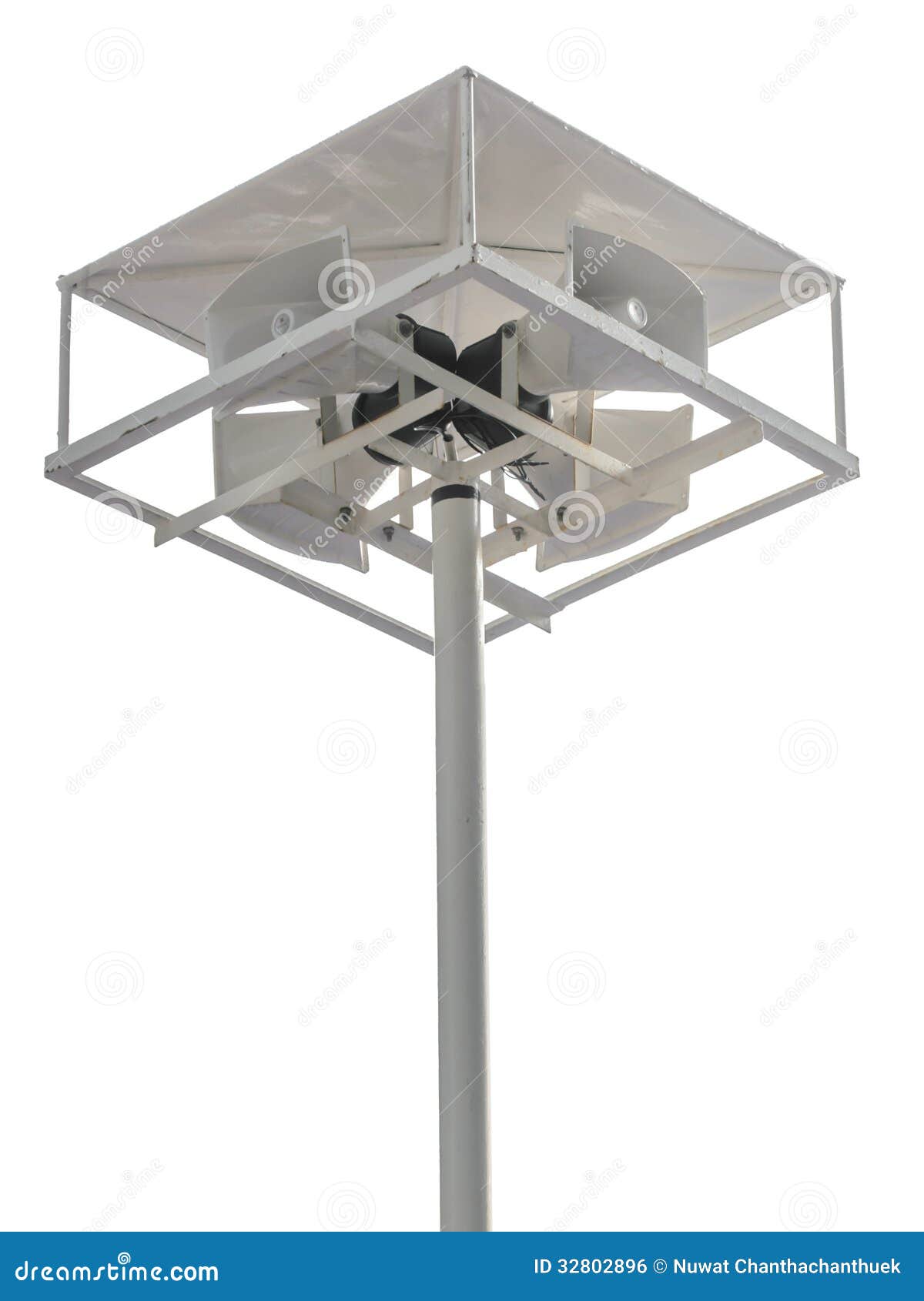 Loudspeakers on steel pole stock photo. Image of voice - 32802896