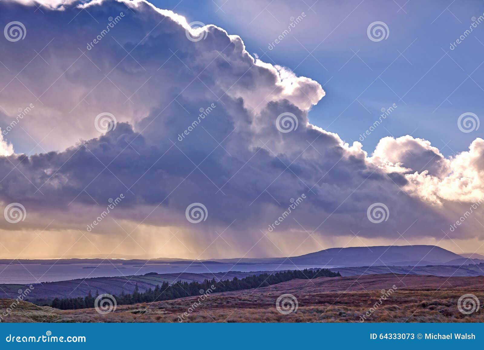Lough Mask stock image. Image of mask, lake, grass, loch - 64333073