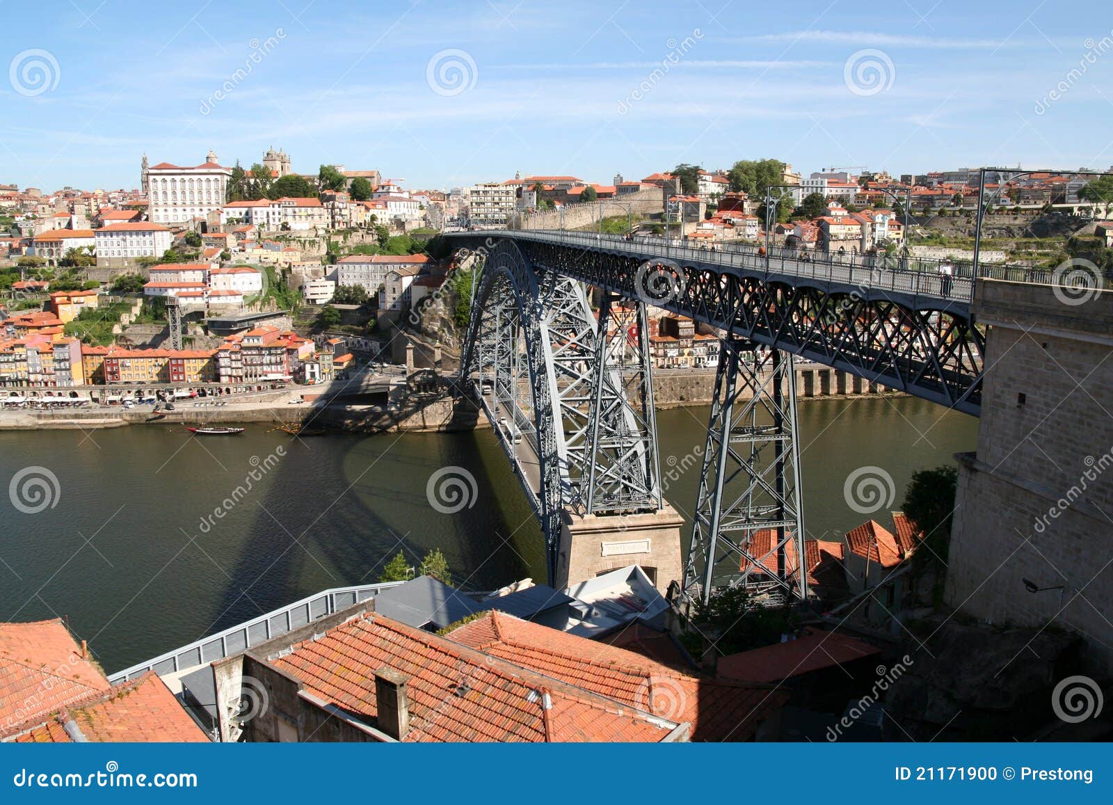 Louis 1 Bridge, Porto. stock photo. Image of oporto, river - 21171900