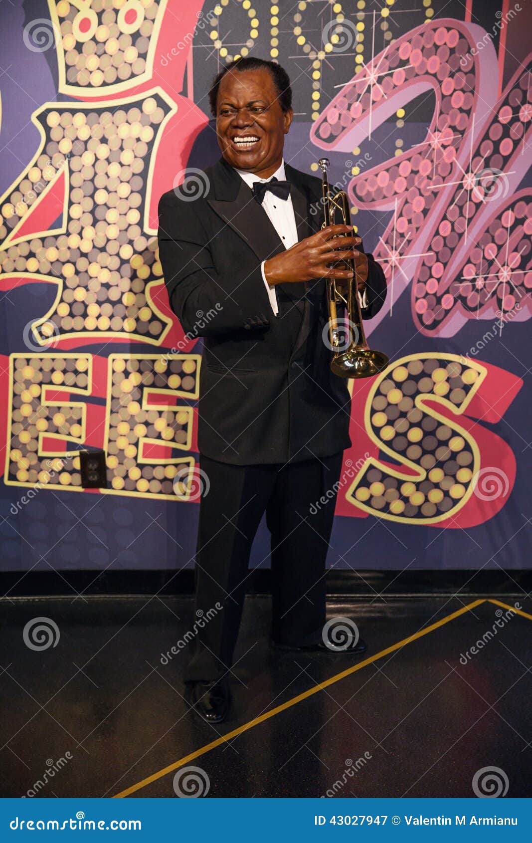 Louis Armstrong photographie éditorial. Image du jazz - 43027947