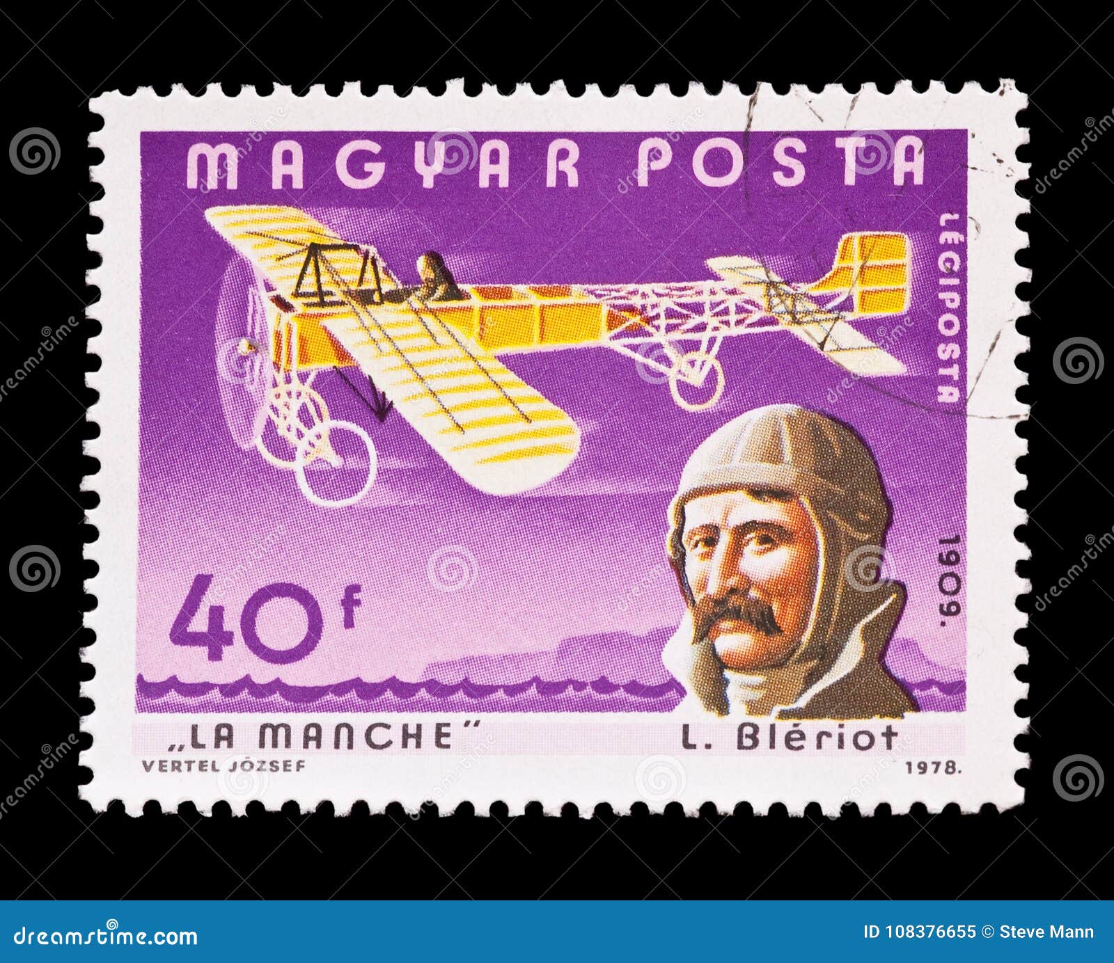 Louis Bleriot image éditorial. Image du philatéliste - 108376655