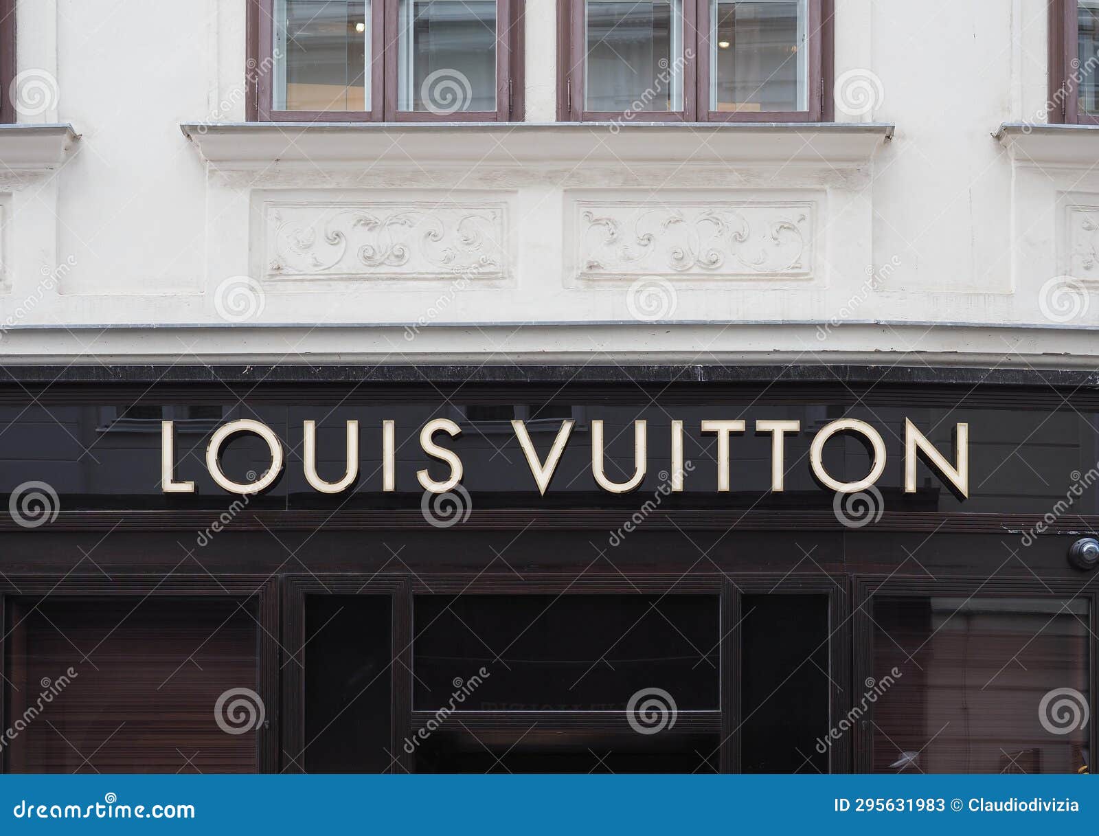 Louis Vuitton Shopfront Sign in Vienna Editorial Stock Photo - Image of ...
