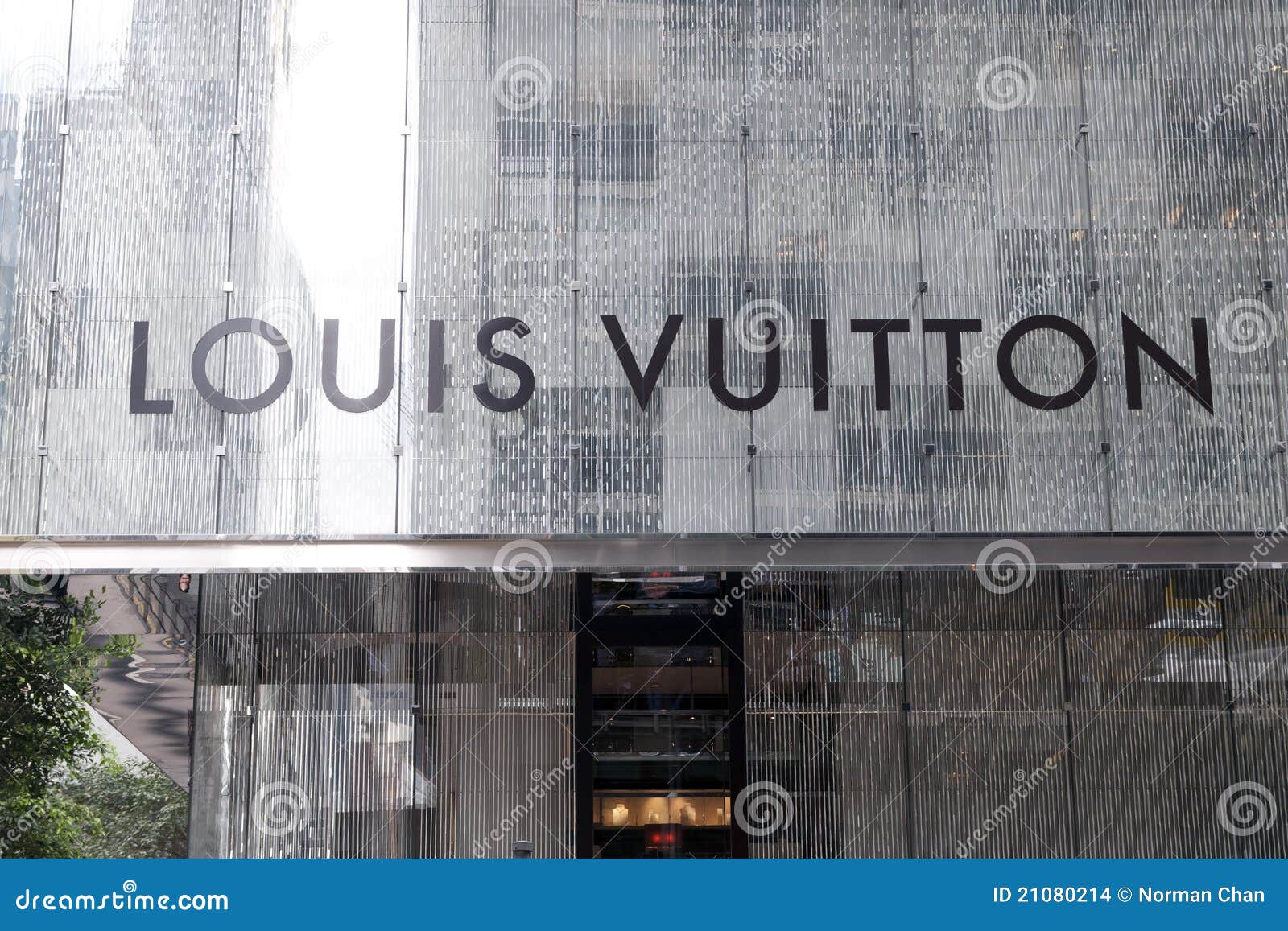 Louis Vuitton sign editorial stock image. Image of design - 21080214