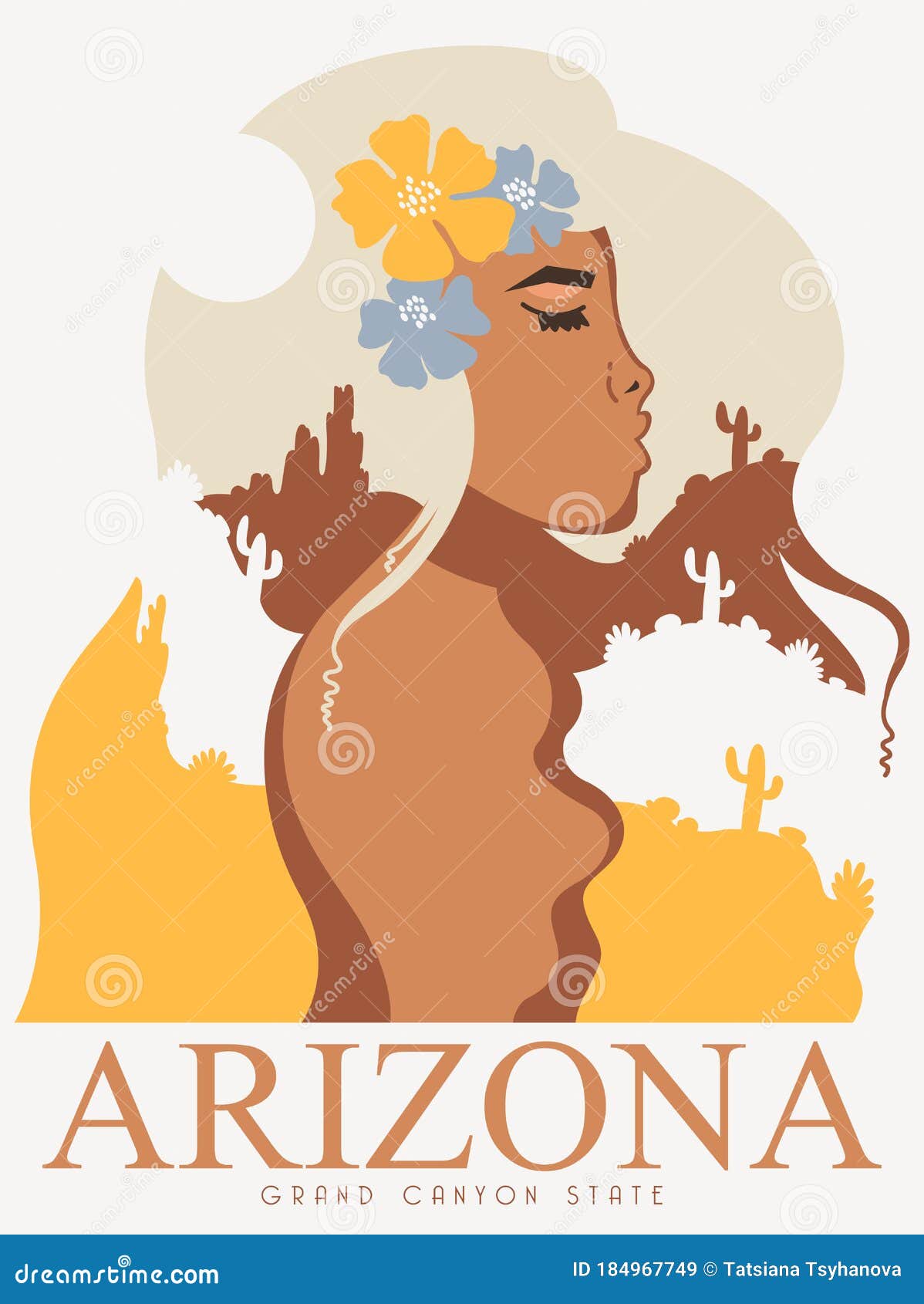 Arizona Map. State And District Map Of Arizona. Political Map Of ...