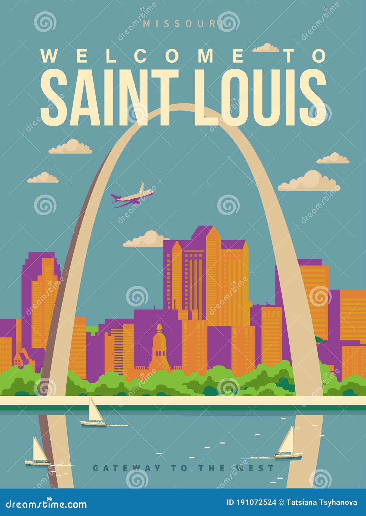 St.Louis Gateway Arch Drawing Vector Illustration Clip Art Royalty-Free ...