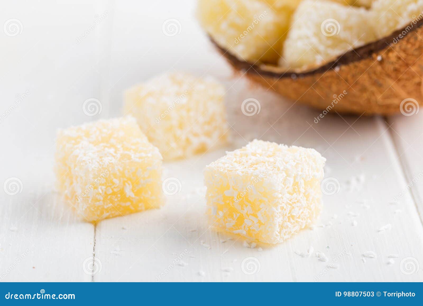 Loukoum Do Coco - Lokum Do Rahat Imagem de Stock - Imagem de oriental ...