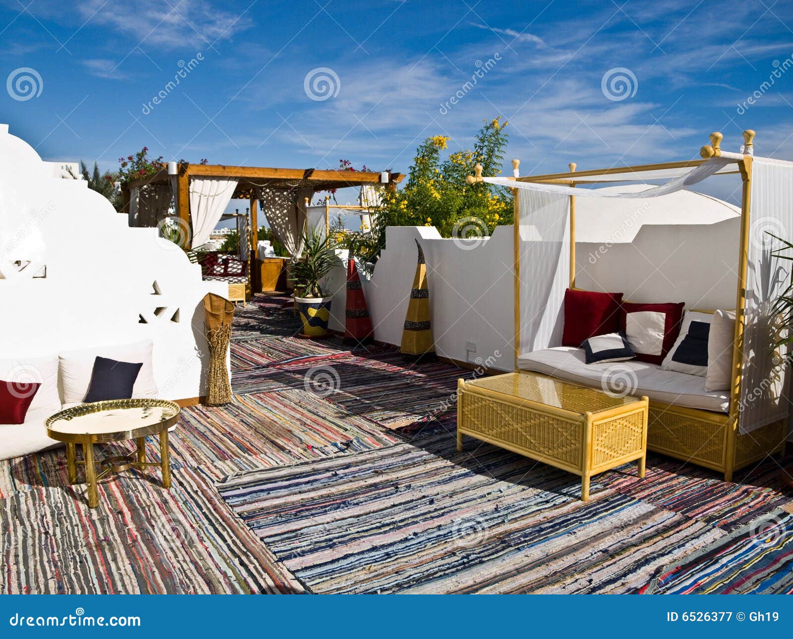Lounge area stock image. Image of leisure, summer, scene - 6526377