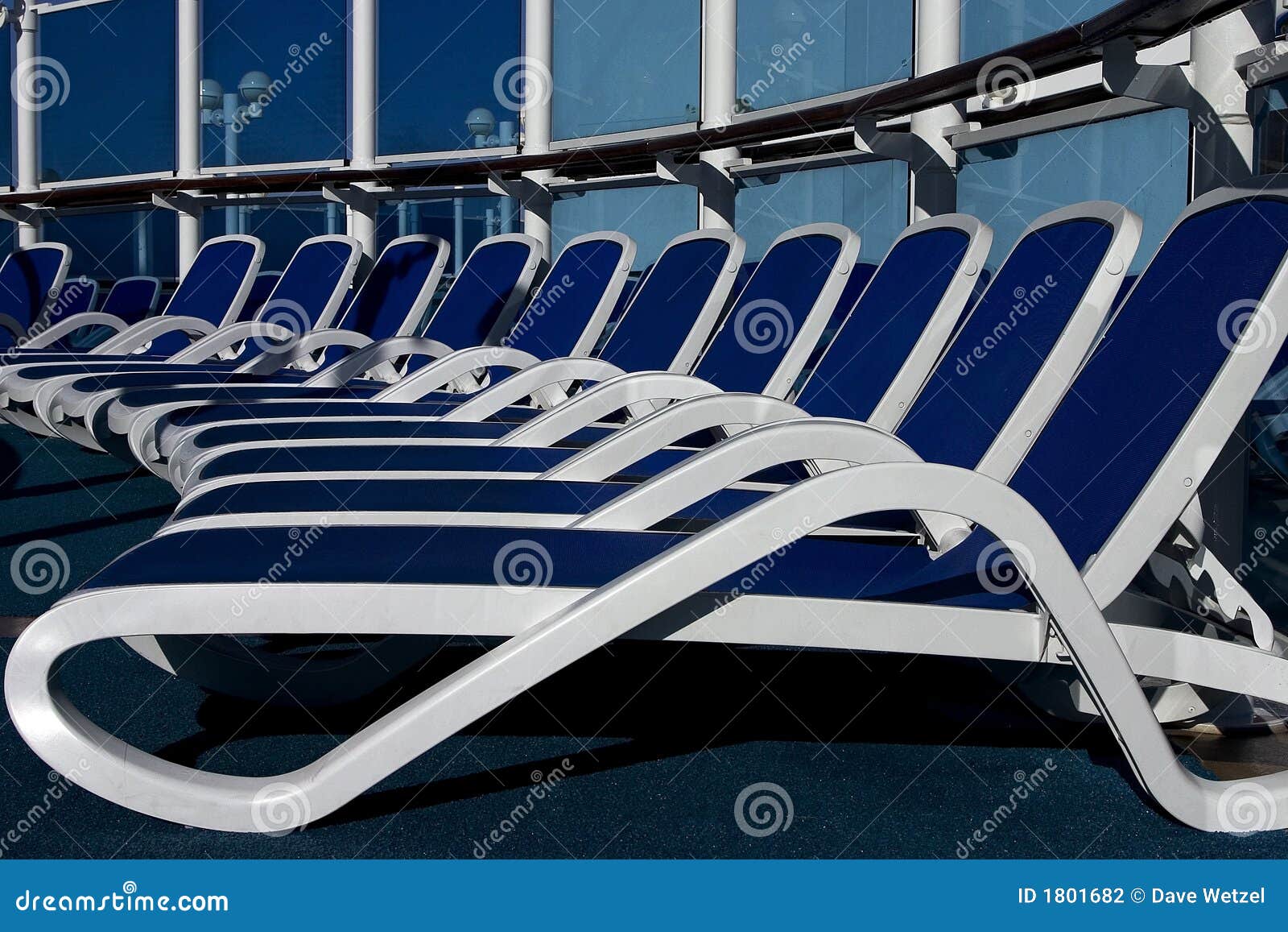 Lounge Chairs on a Cruise Ship Stock Photo - Image of white, ocean: 1801682