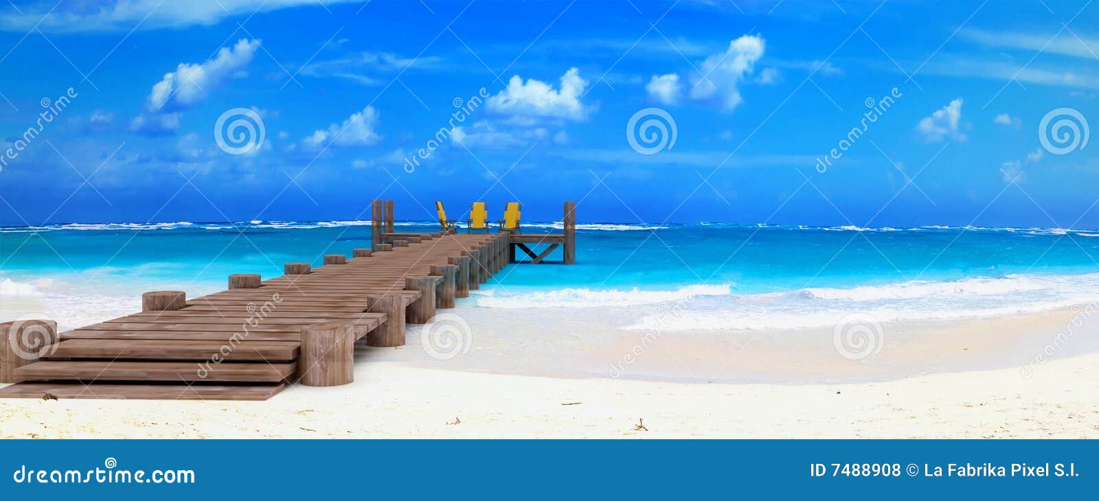 Wooden Jetty Tropical Beach Stock Illustrations – 217 Wooden Jetty ...