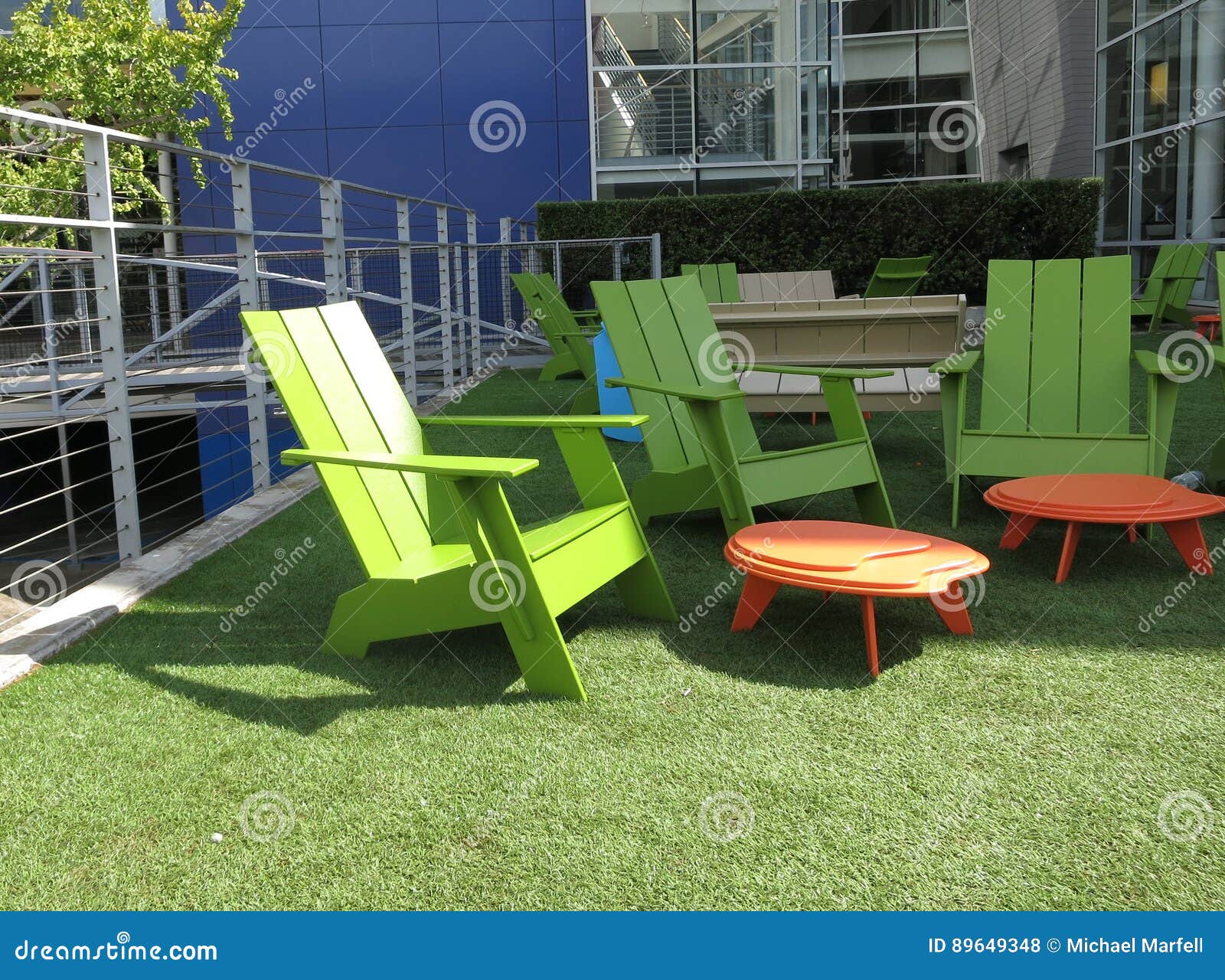 Lounge Chairs and Table stock photo. Image of comfort - 89649348