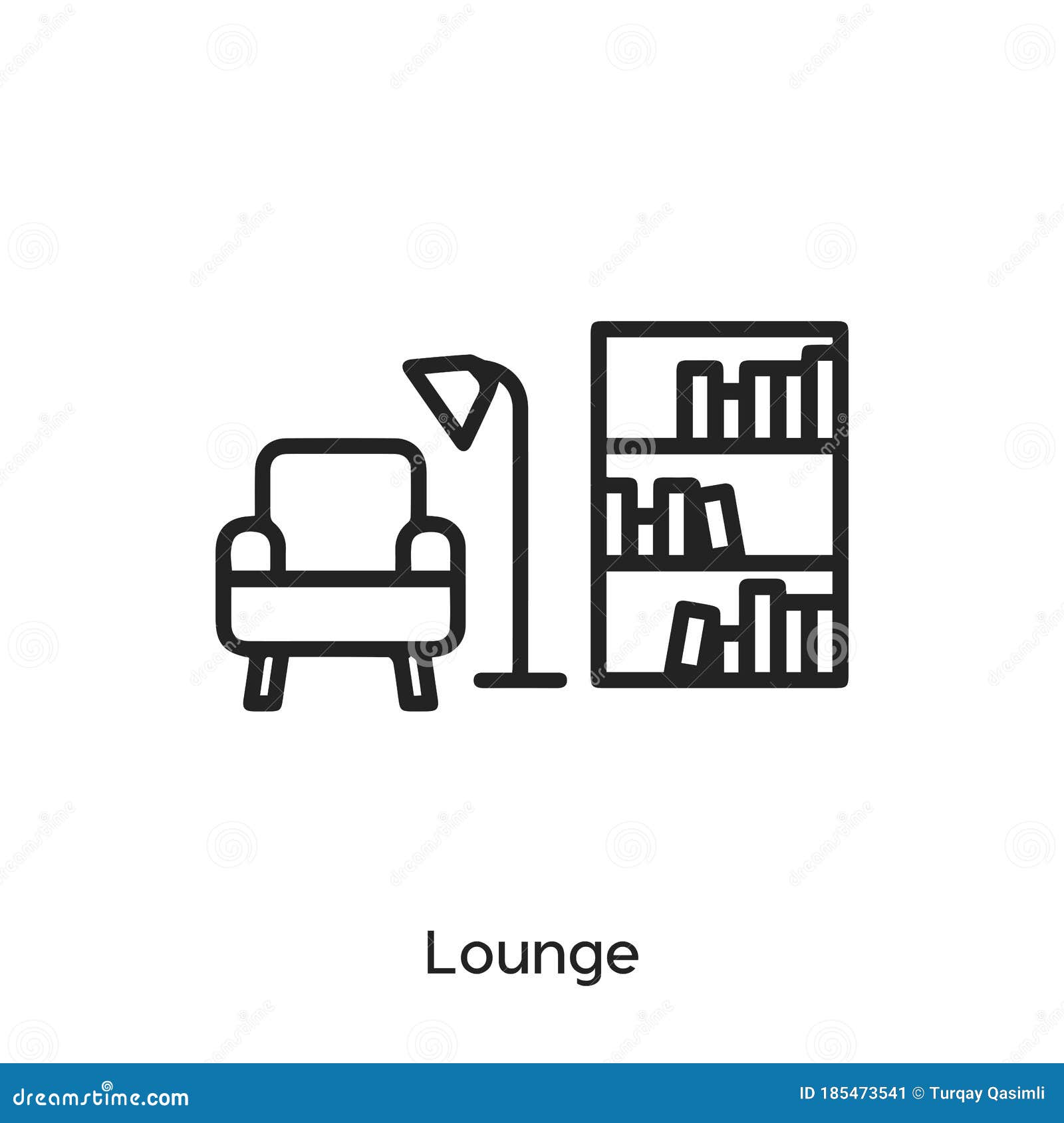 Lounge Icon Vector. Lounge Icon Vector Symbol Illustration. Modern ...