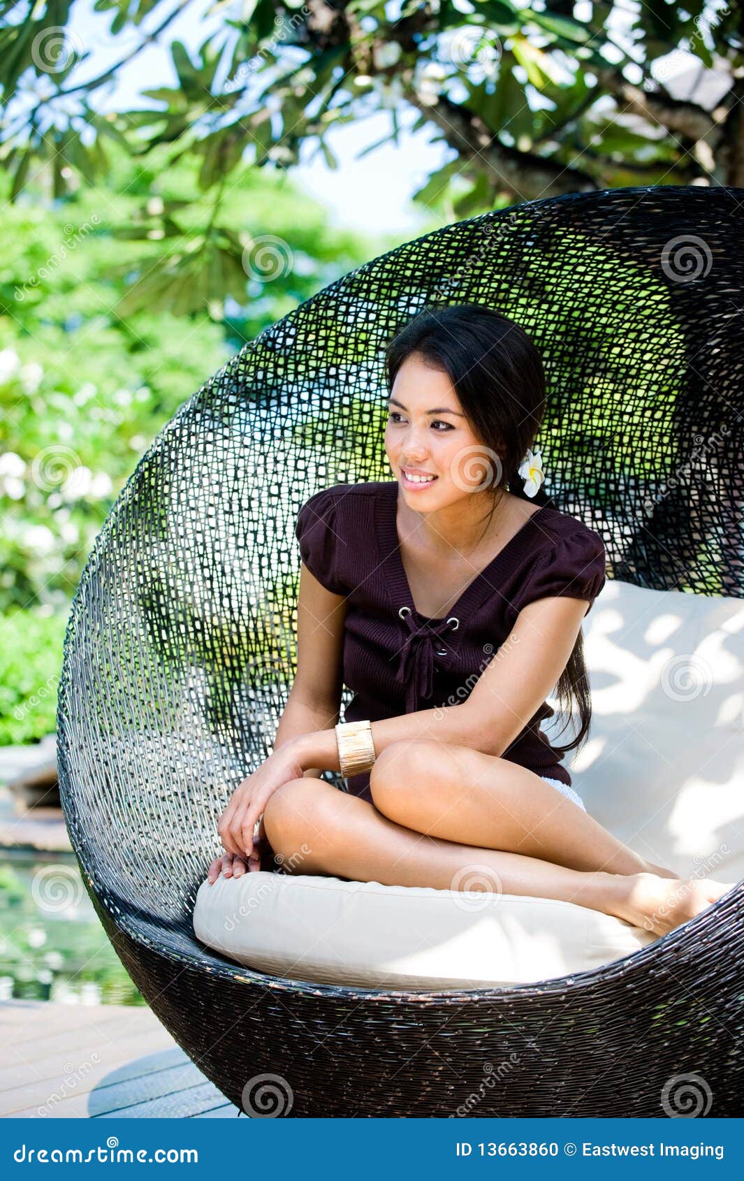 Lounging Outdoors stock photo. Image of outdoors, lounging - 13663860