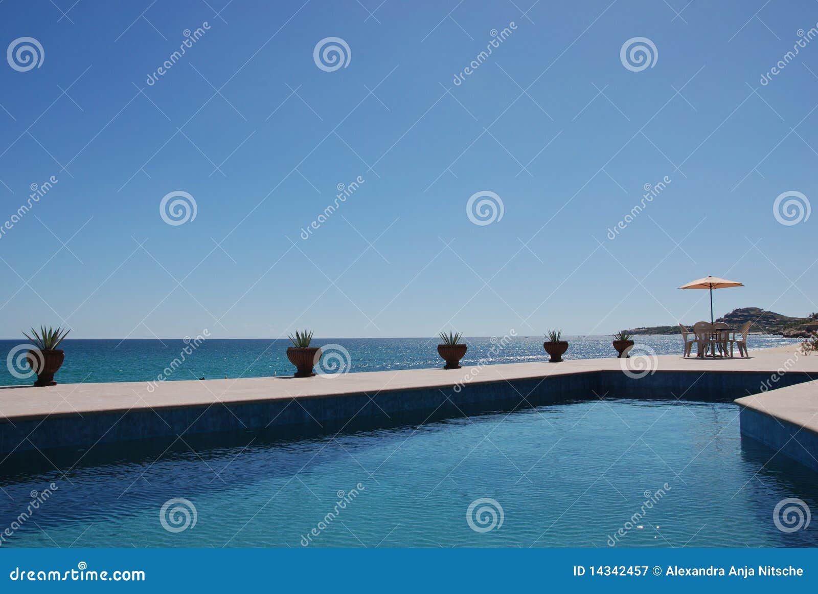 Lounging at the pool stock image. Image of cortez, view - 14342457