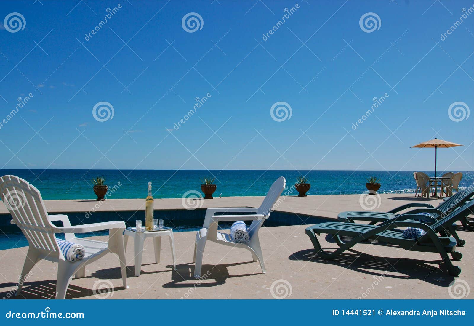 Lounging at the pool stock image. Image of pool, vacation - 14441521