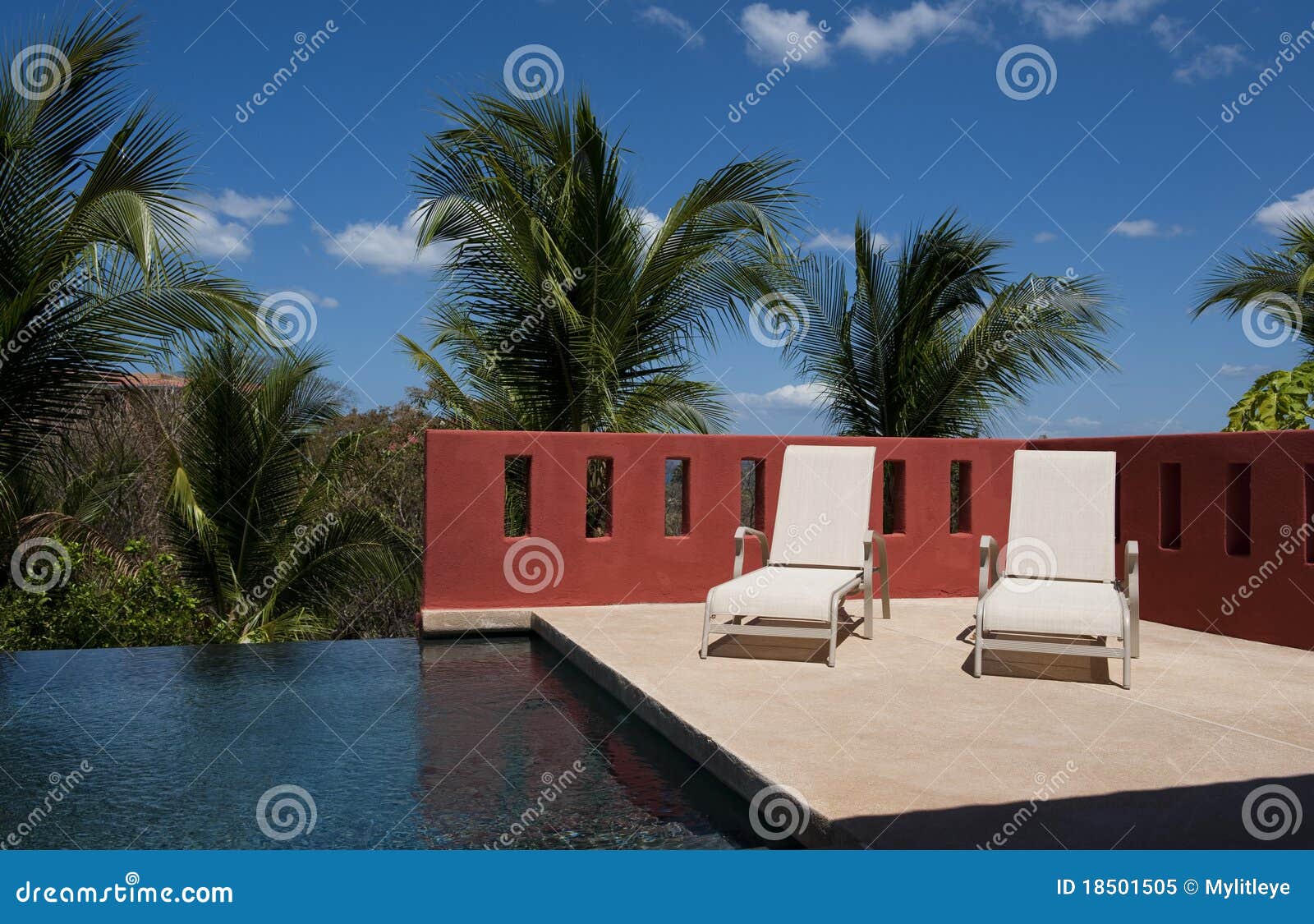Lounging by the Pool stock image. Image of lounge, horizontal - 18501505