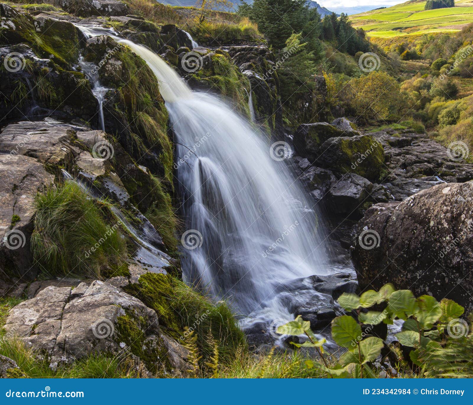 Loup of Fintry in Scotland, UK Stock Photo - Image of flowing, great ...