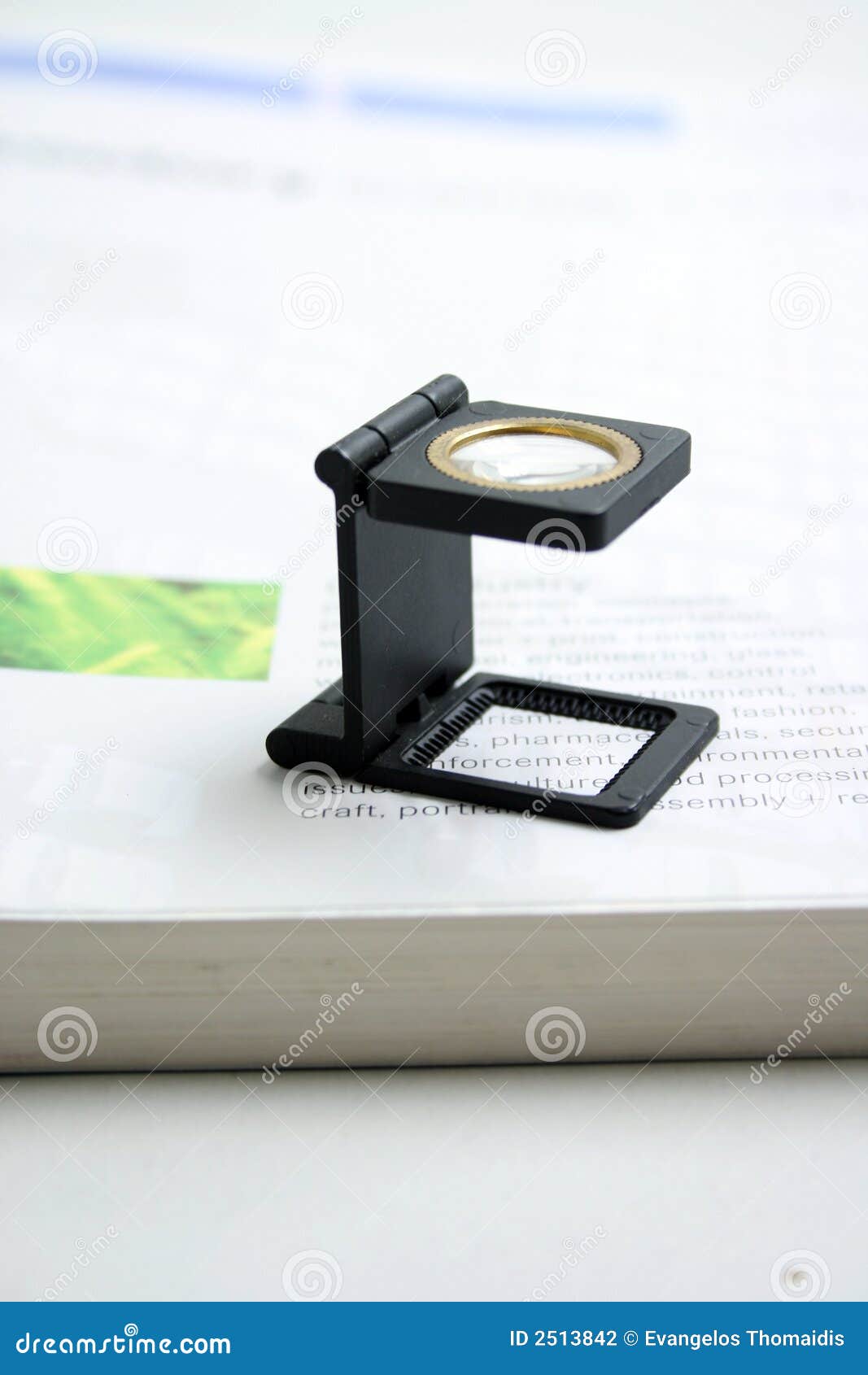 Loupe 2 stock photo. Image of print, lense, typography - 2513842