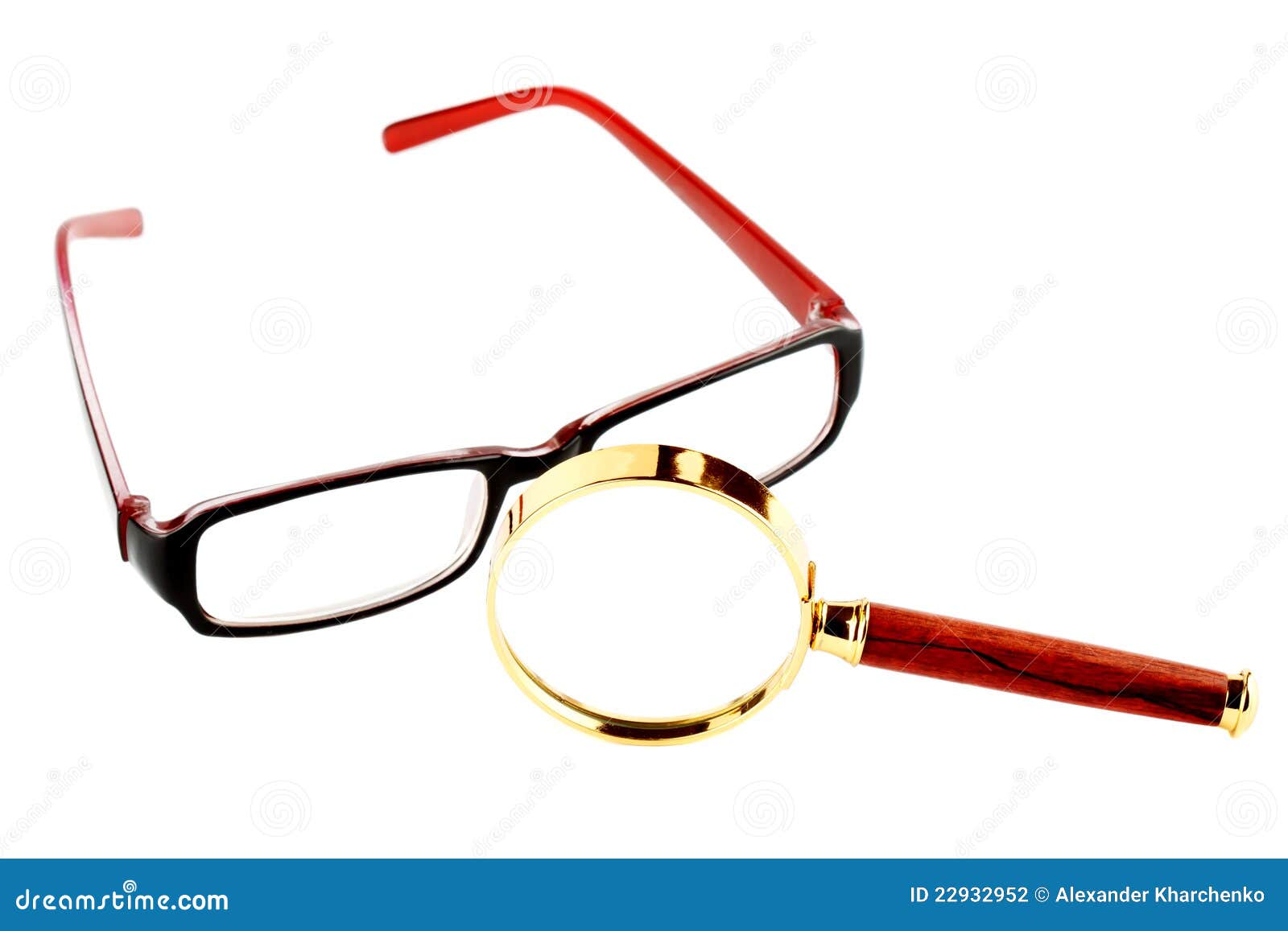 Loupe et monocle photo stock. Image du détail, magnifiez - 22932952
