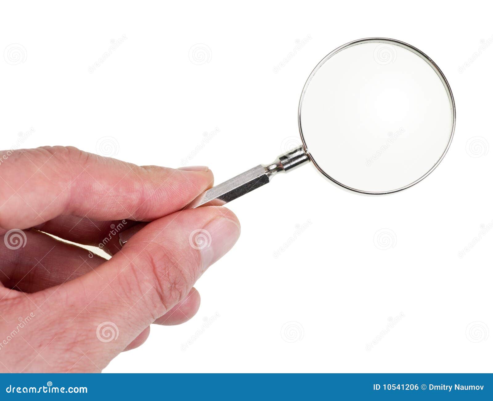 Loupe in hand stock photo. Image of surveillance, glass - 10541206