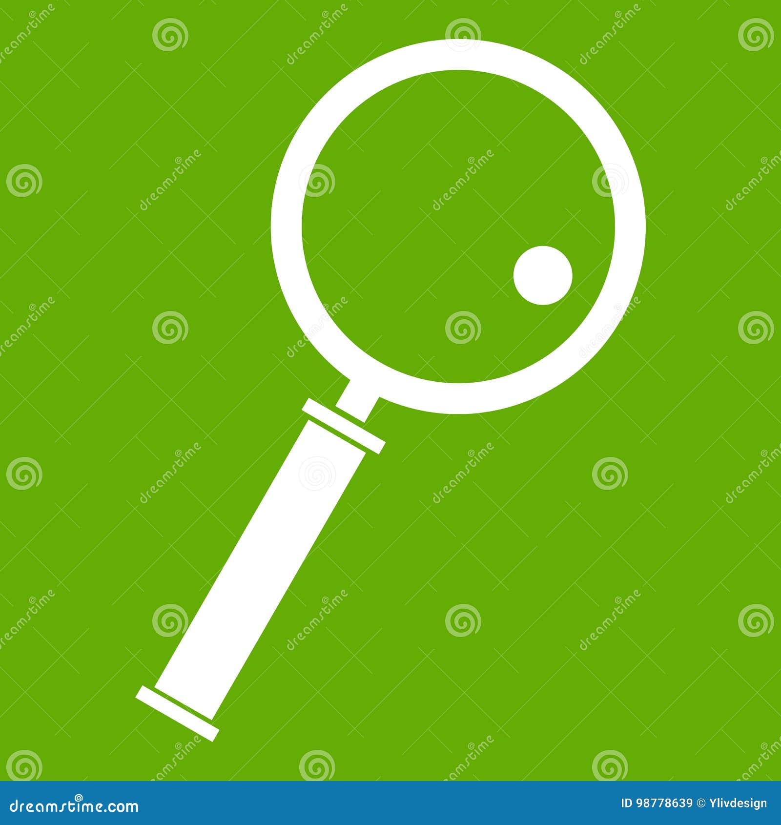 Loupe Icon Vector Isolated On White Background, Loupe Sign , Dark ...