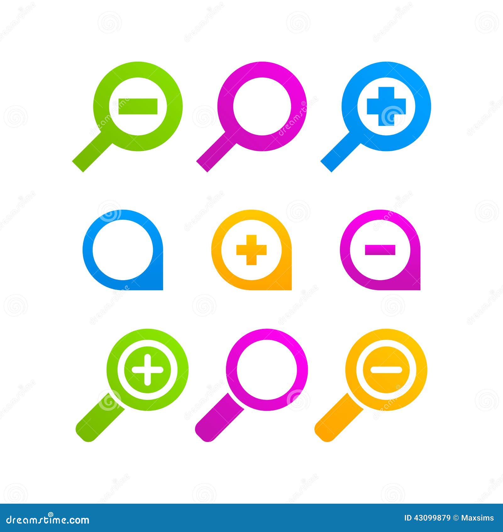 Loupe Icon Vector Isolated On White Background, Loupe Sign , Dark ...