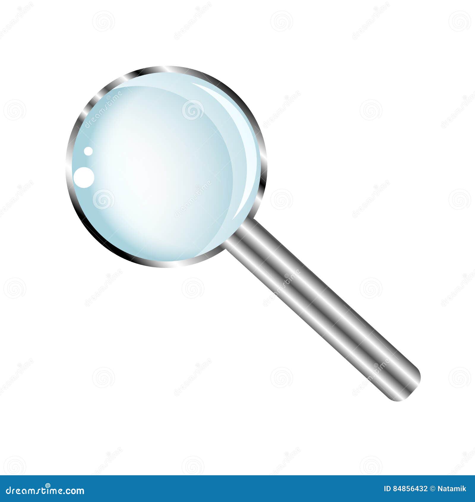 Loupe transparente illustration stock. Illustration du concepts - 84856432