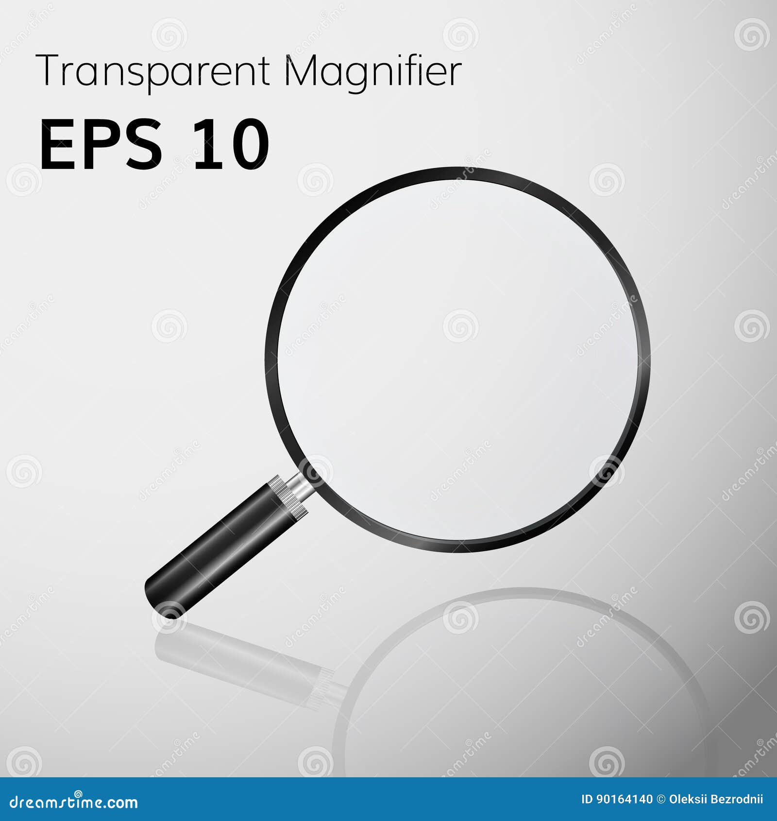 Loupe transparente illustration de vecteur. Illustration du graphisme ...