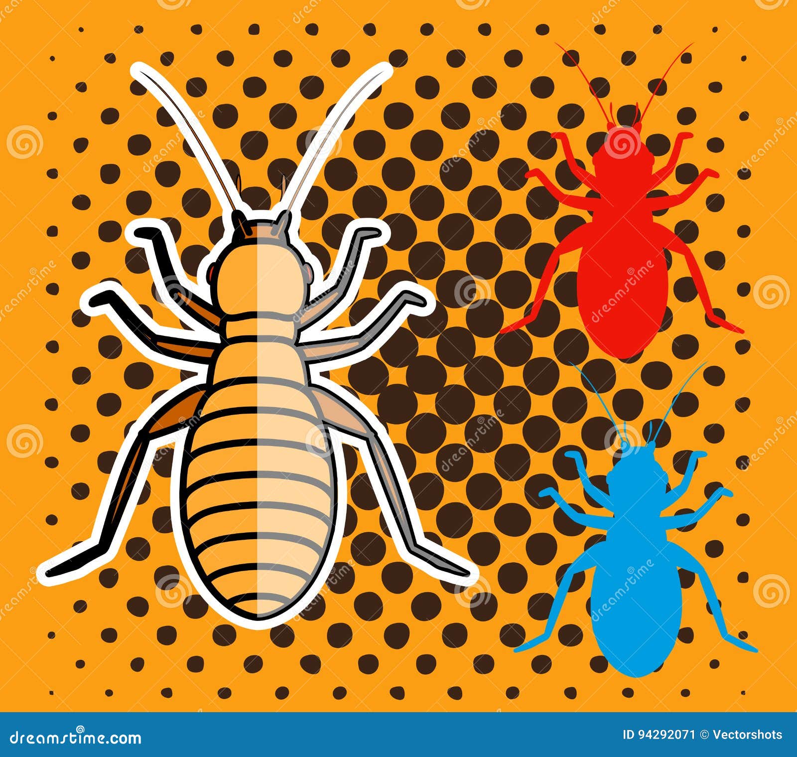 Louse Insects stock vector. Illustration of creature - 94292071