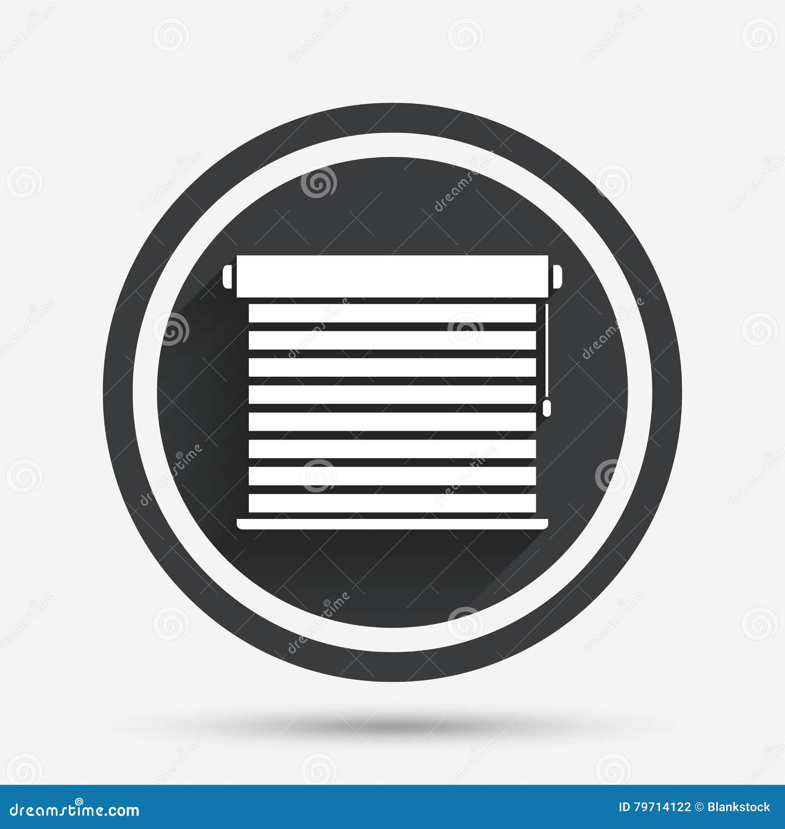 Louvers Sign Icon. Window Blinds or Jalousie. Stock Vector ...
