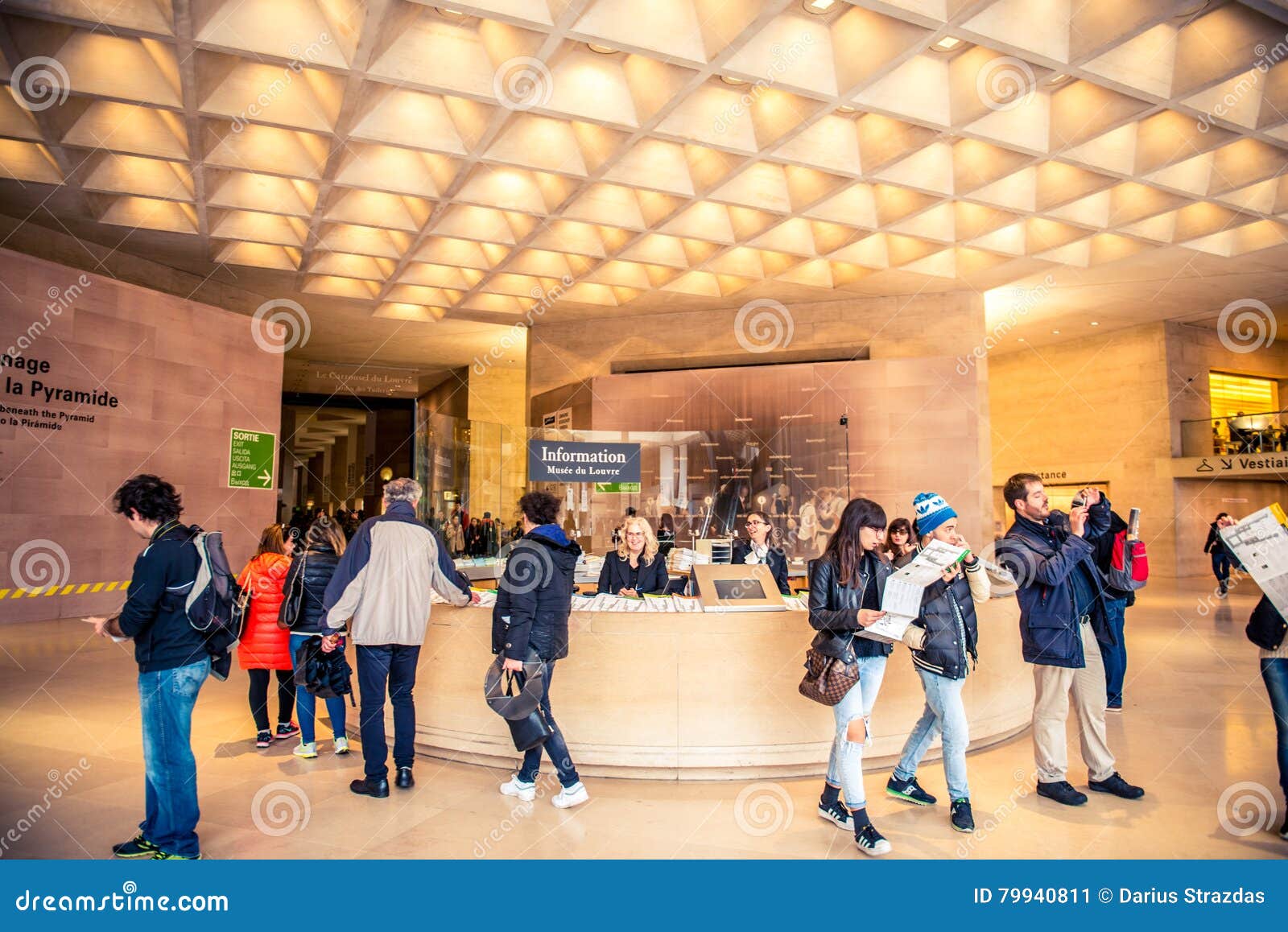 Information Stand At The Bongo Antelope Enclosure At Dubai Zoo ...