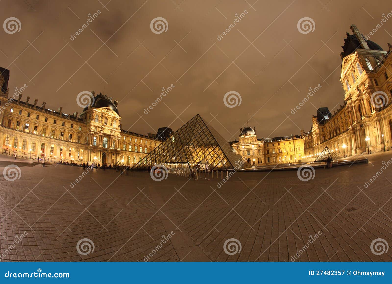Louvre Museum and Market Square Editorial Photography - Image of ...