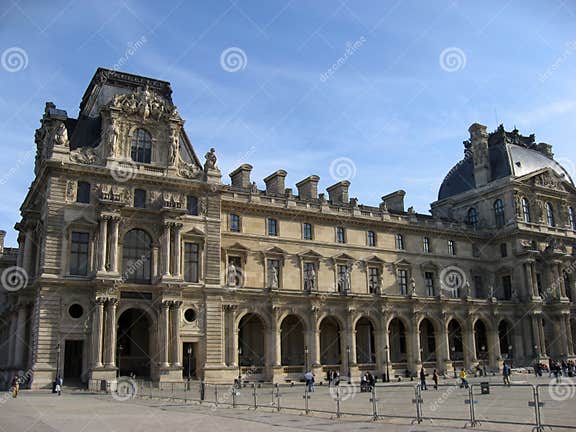 The Louvre Museum Paris stock photo. Image of facade, paris - 1725956