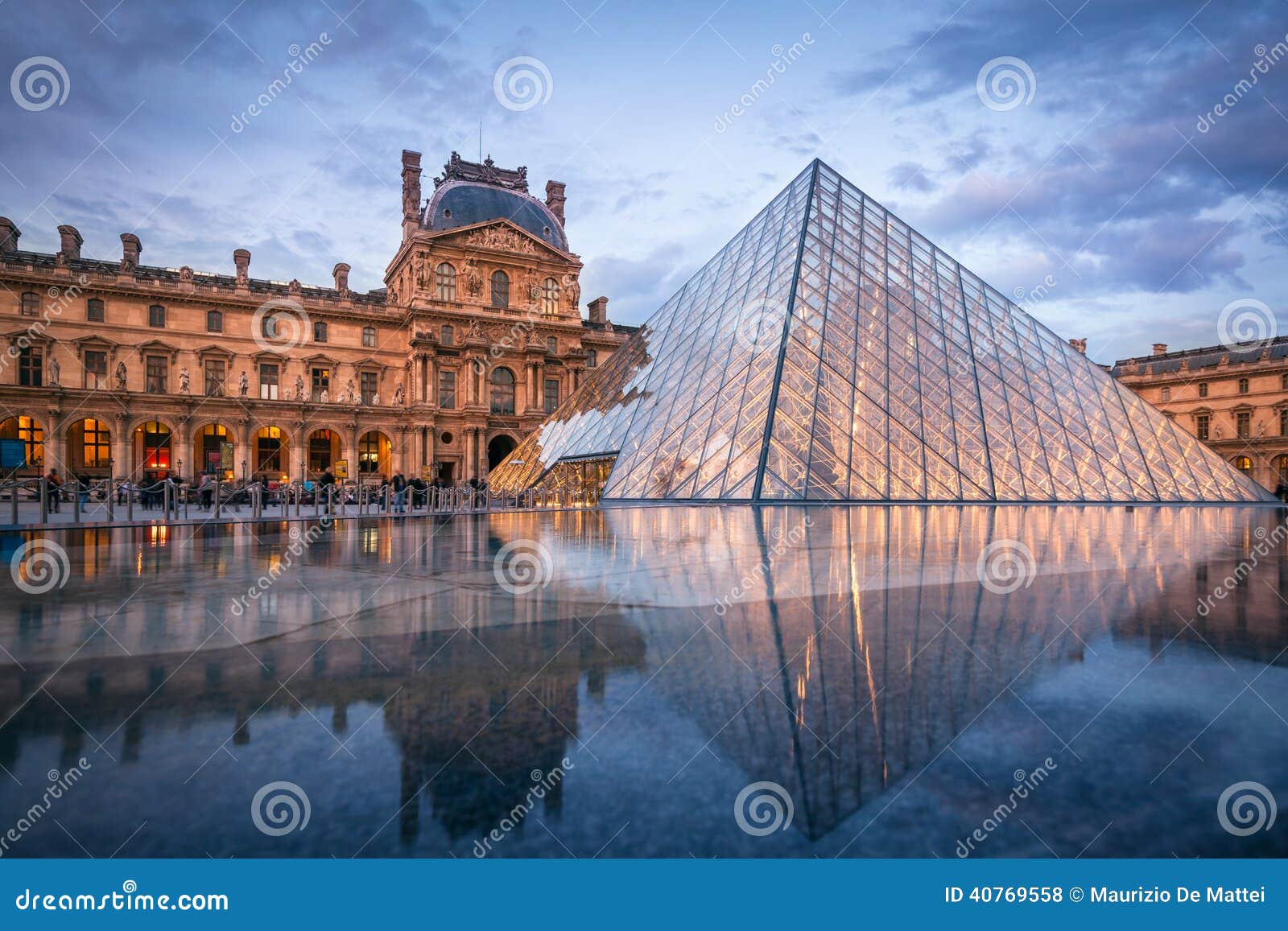 Louvre Pyramid Editorial Photo | CartoonDealer.com #6142861