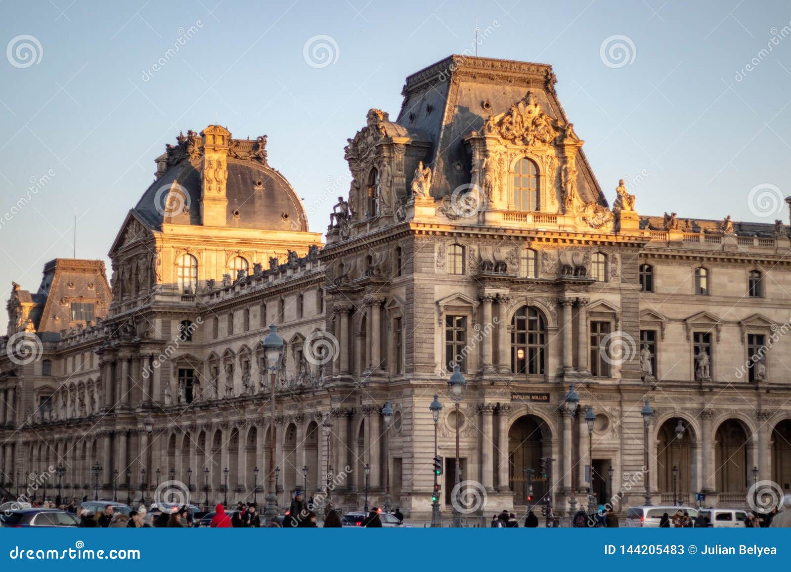 The Louvre, Paris, France stock image. Image of landmark - 144205483