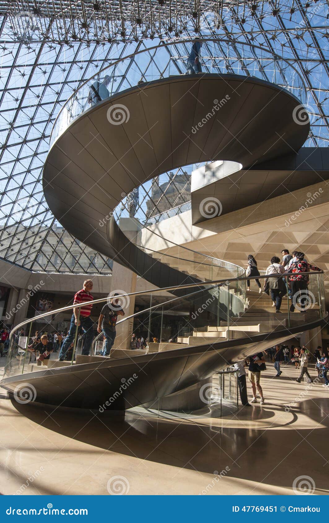 Louvre Pyramid editorial photo. Image of historic, pyramid - 47769451