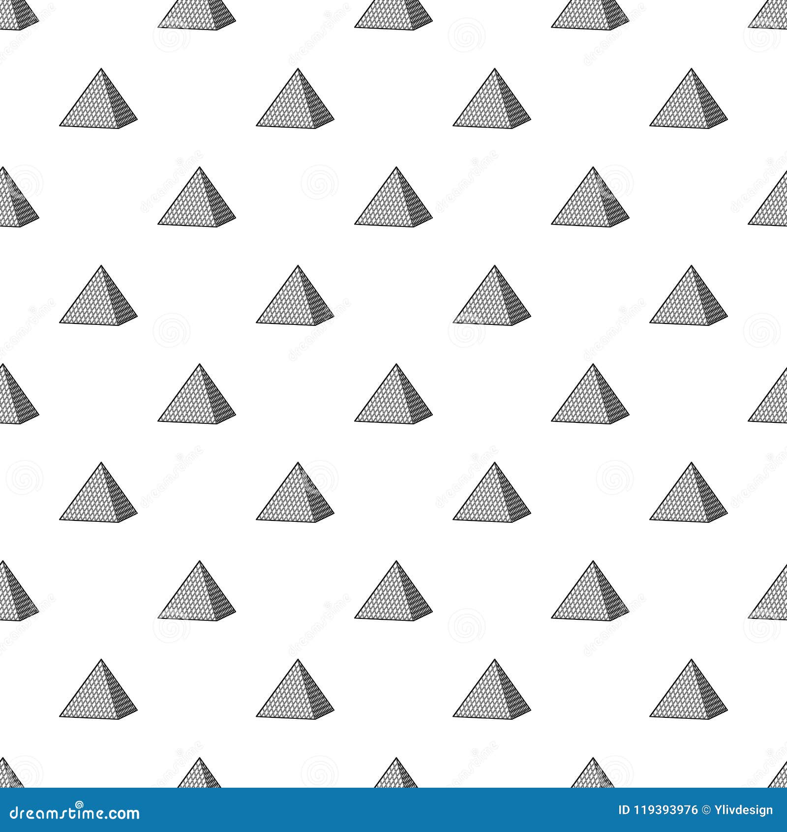 Louvre Pyramid Pattern Vector Seamless Editorial Photo - Illustration ...