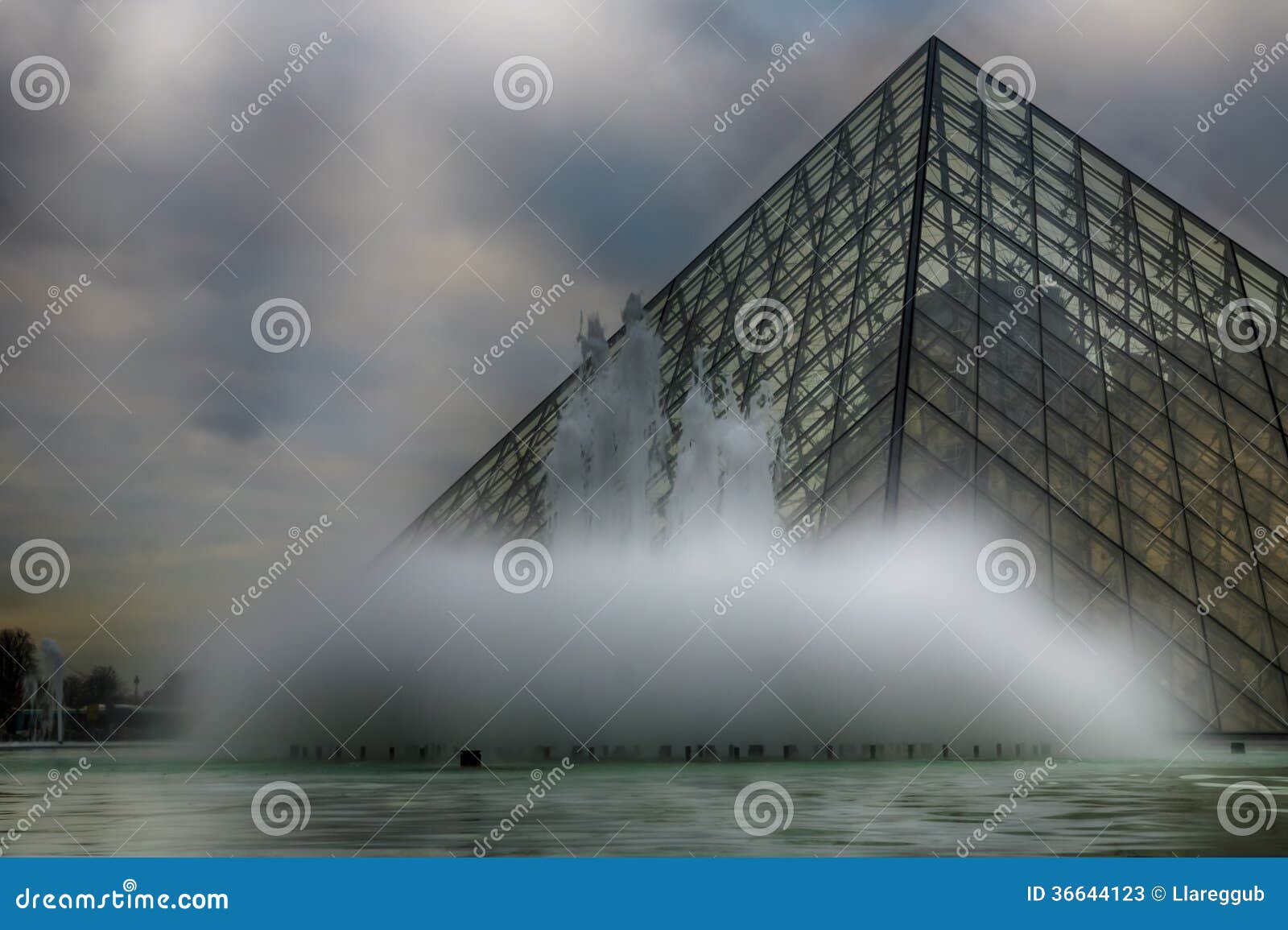 Louvre Pyramids Editorial Image | CartoonDealer.com #91212950