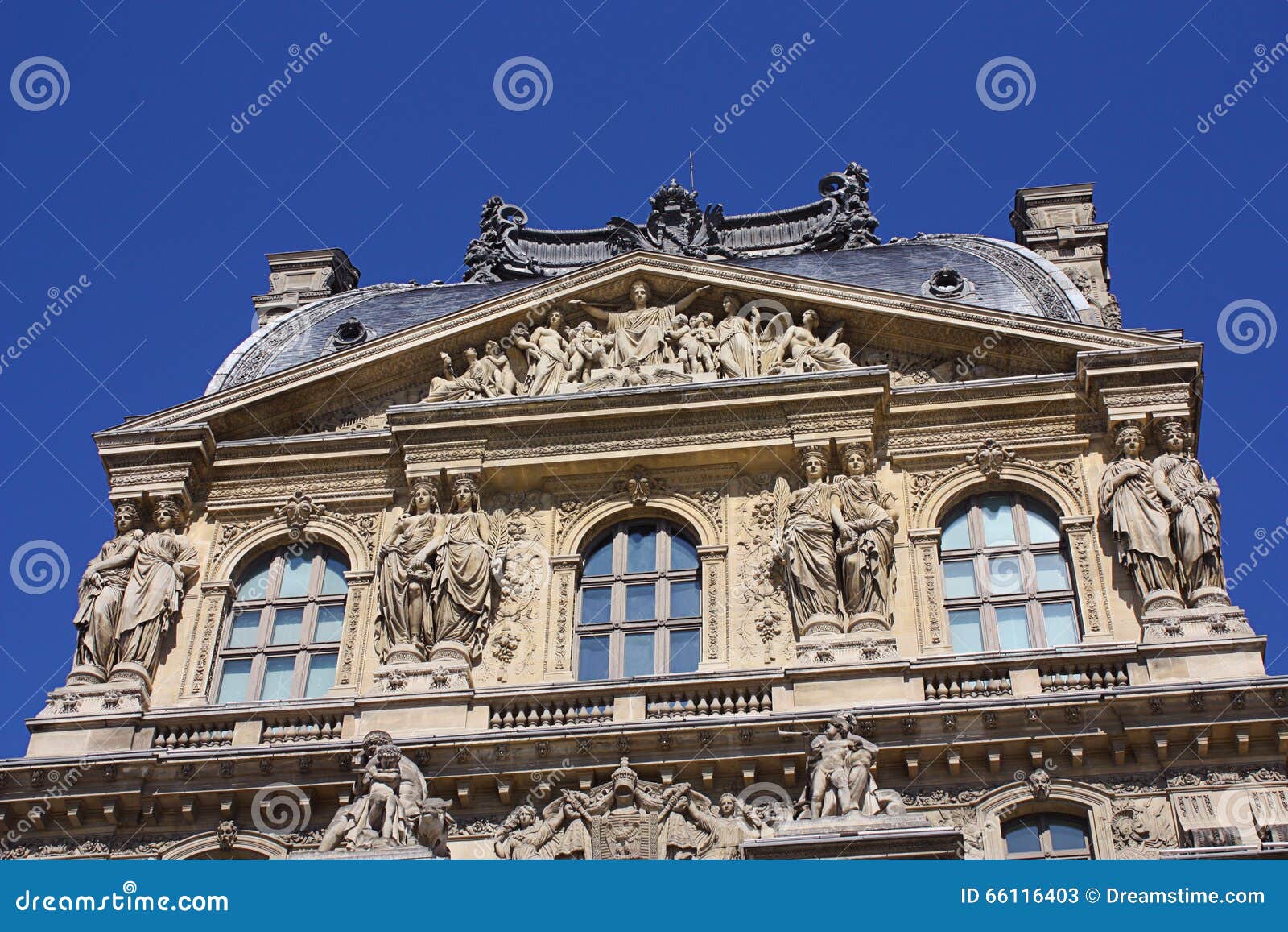 Louvre tower stock image. Image of france, sights, european - 66116403