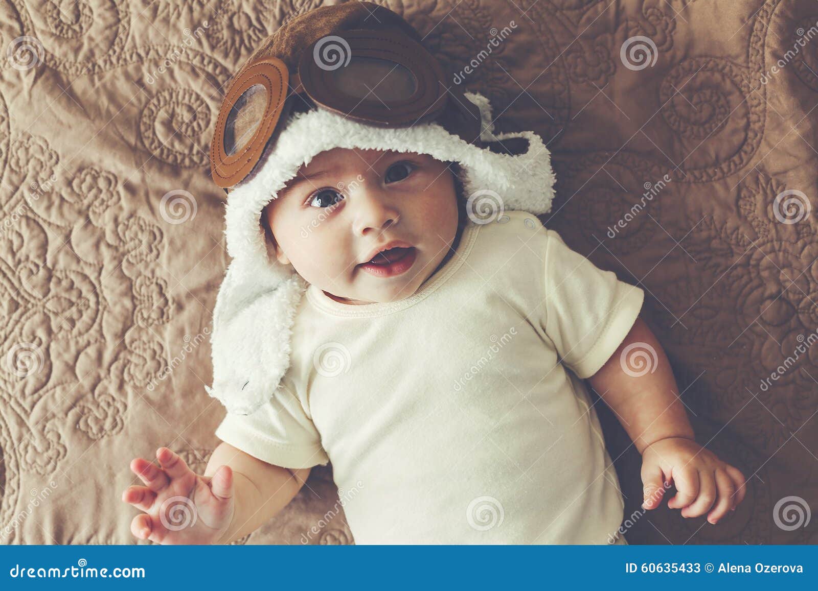 Lovable baby stock image. Image of cute, beautiful, blanket - 60635433