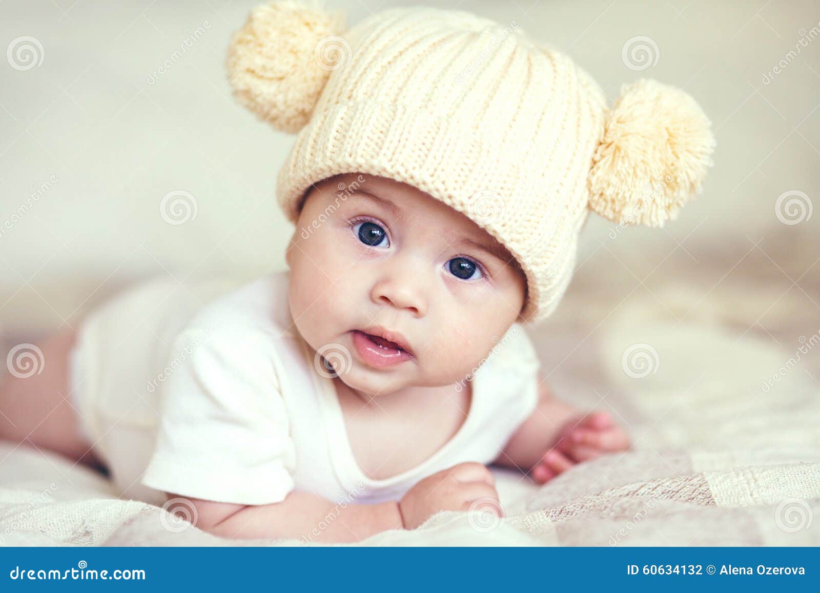 Lovable baby stock photo. Image of eyes, funny, beauty - 60634132