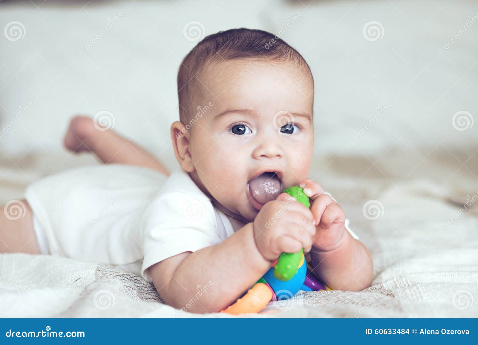 Lovable baby stock photo. Image of lying, cute, person - 60633484