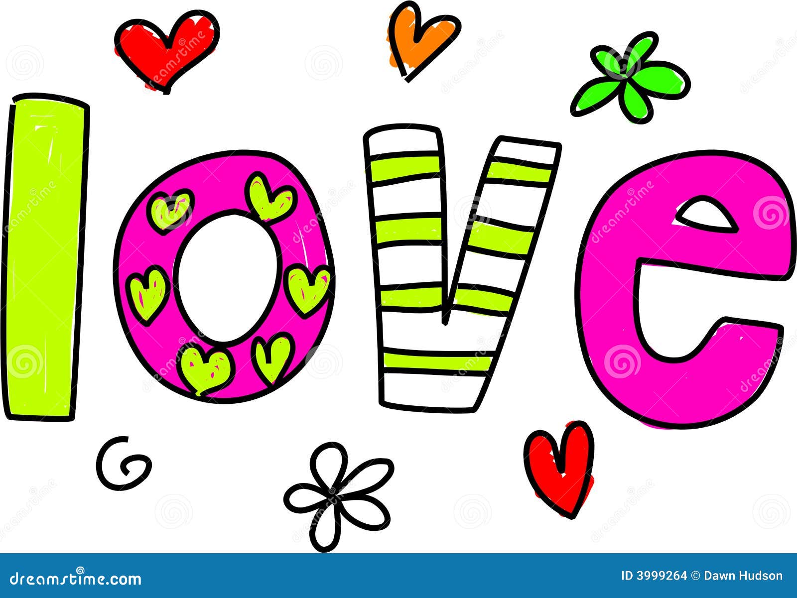 Love stock vector. Illustration of romance, ornament, message - 3999264