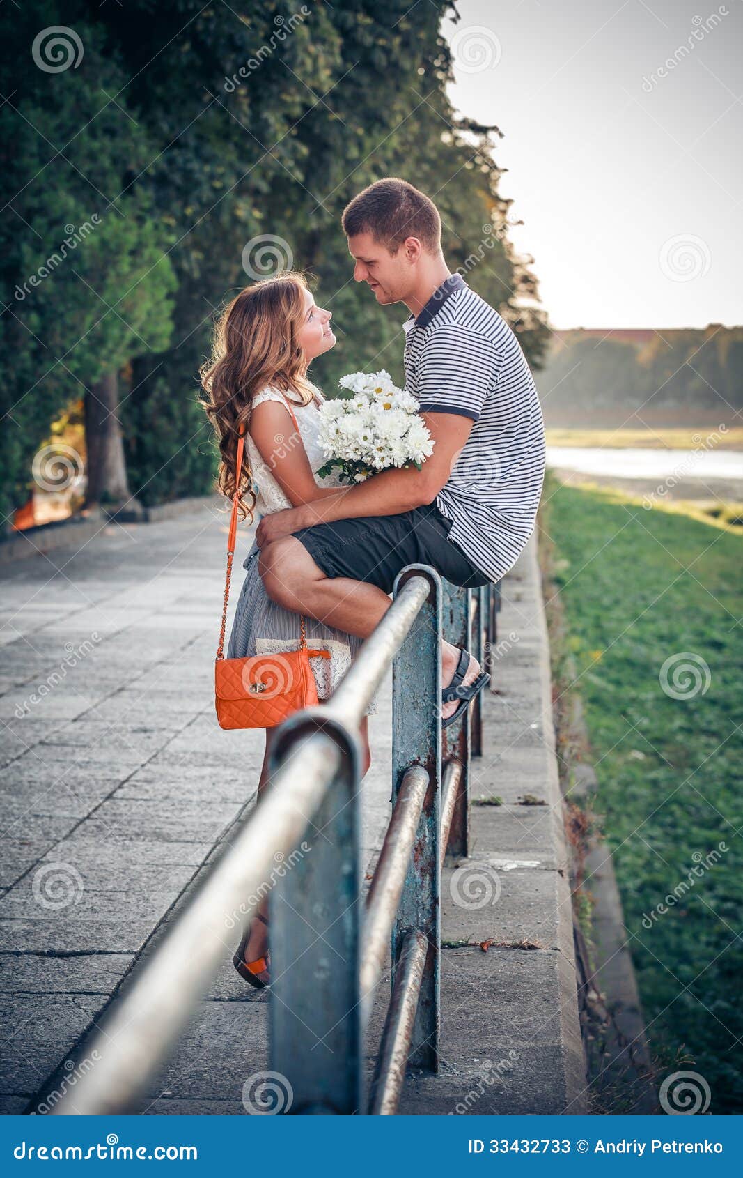 Love and Affection between a Couple Stock Image - Image of park ...