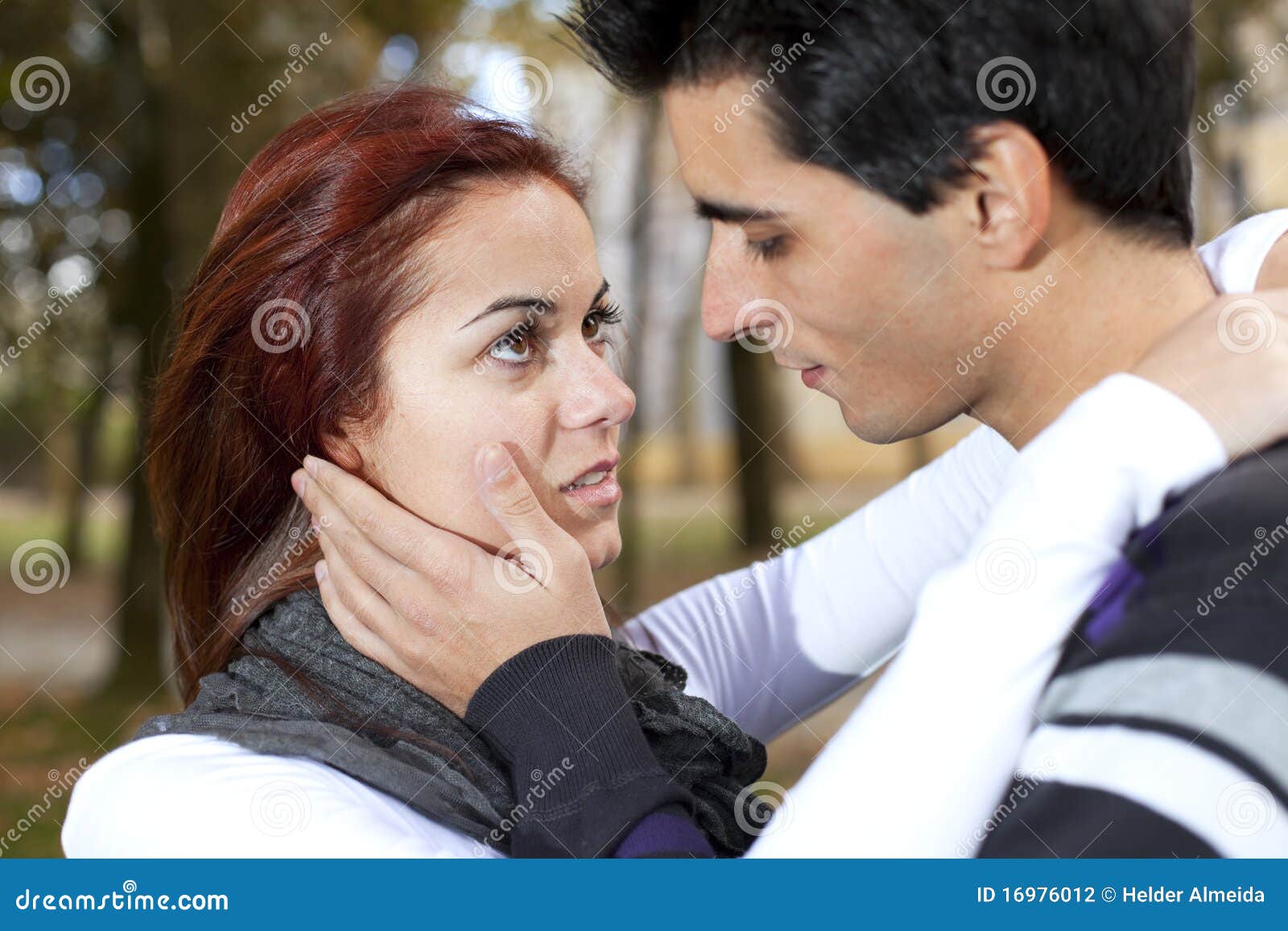 Love and Affection between a Young Couple Stock Photo - Image of ...