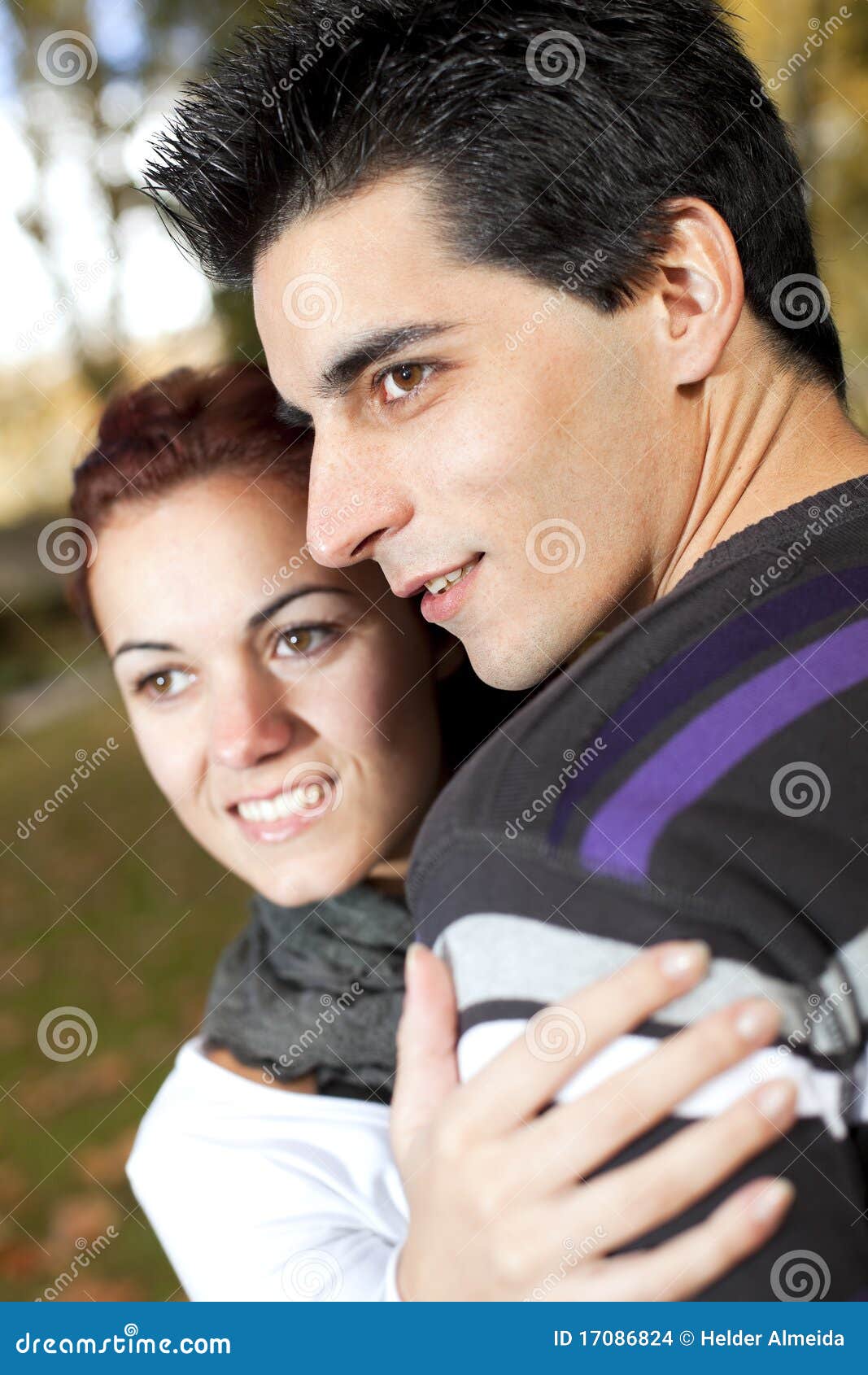 Love and Affection between a Young Couple Stock Photo - Image of ...