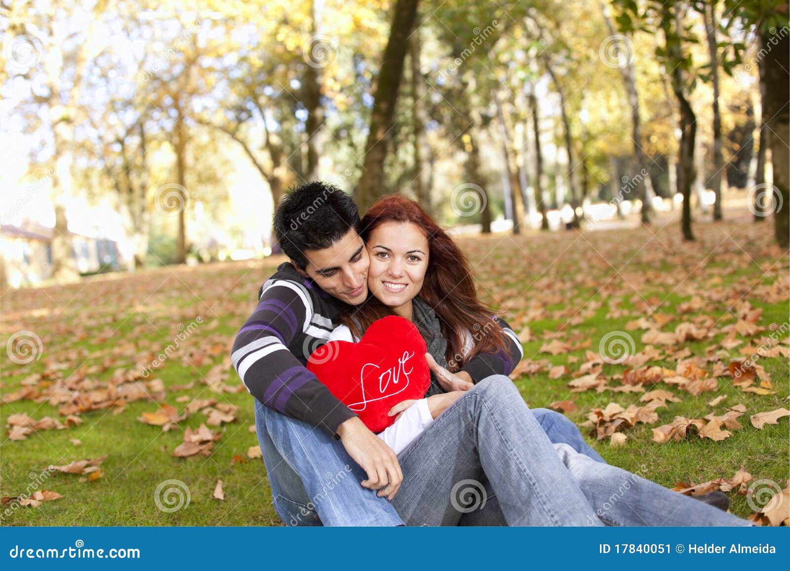 Love and Affection between a Young Couple Stock Image - Image of ...